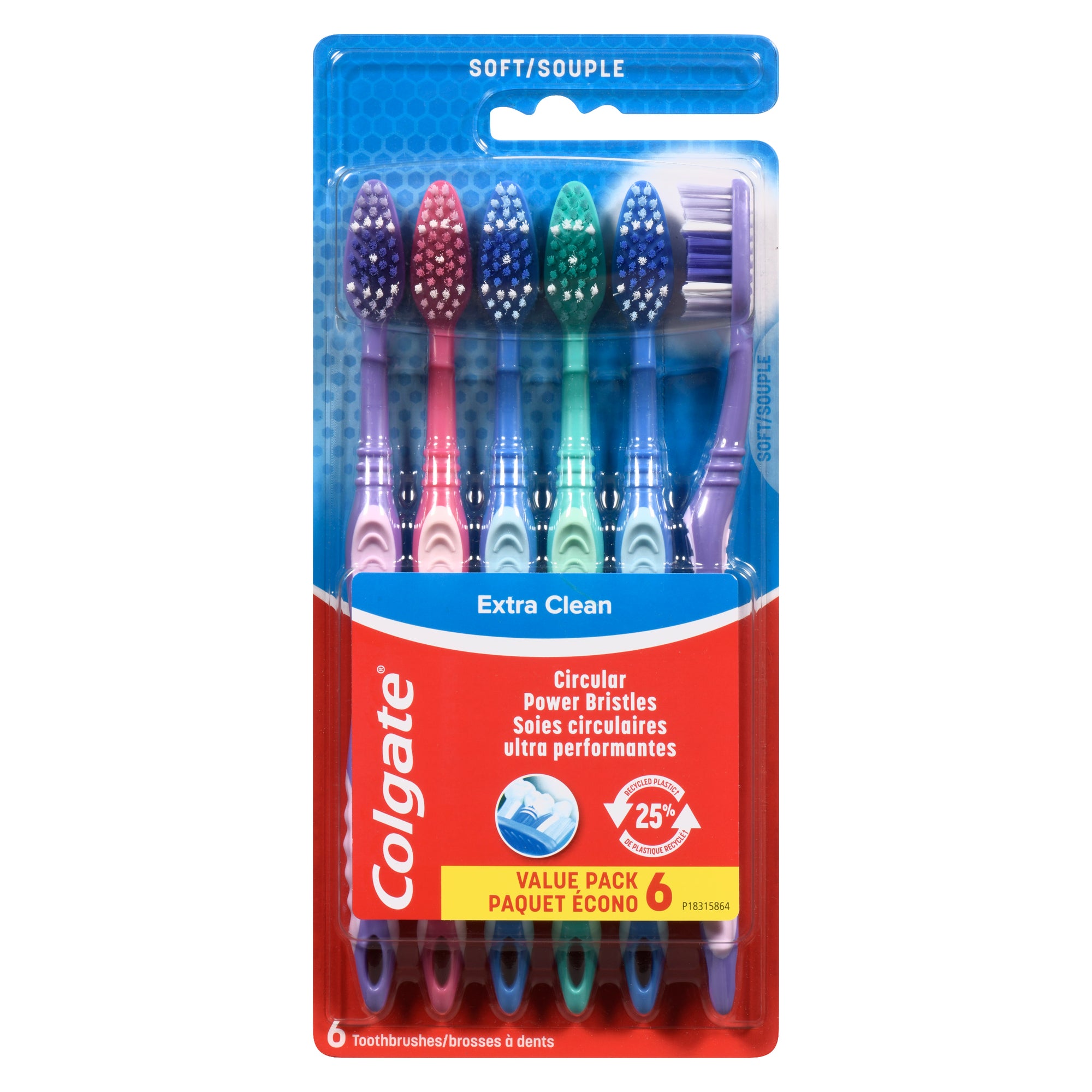 Colgate Extra Clean ToothBrush - 6pk. – Giant Tiger
