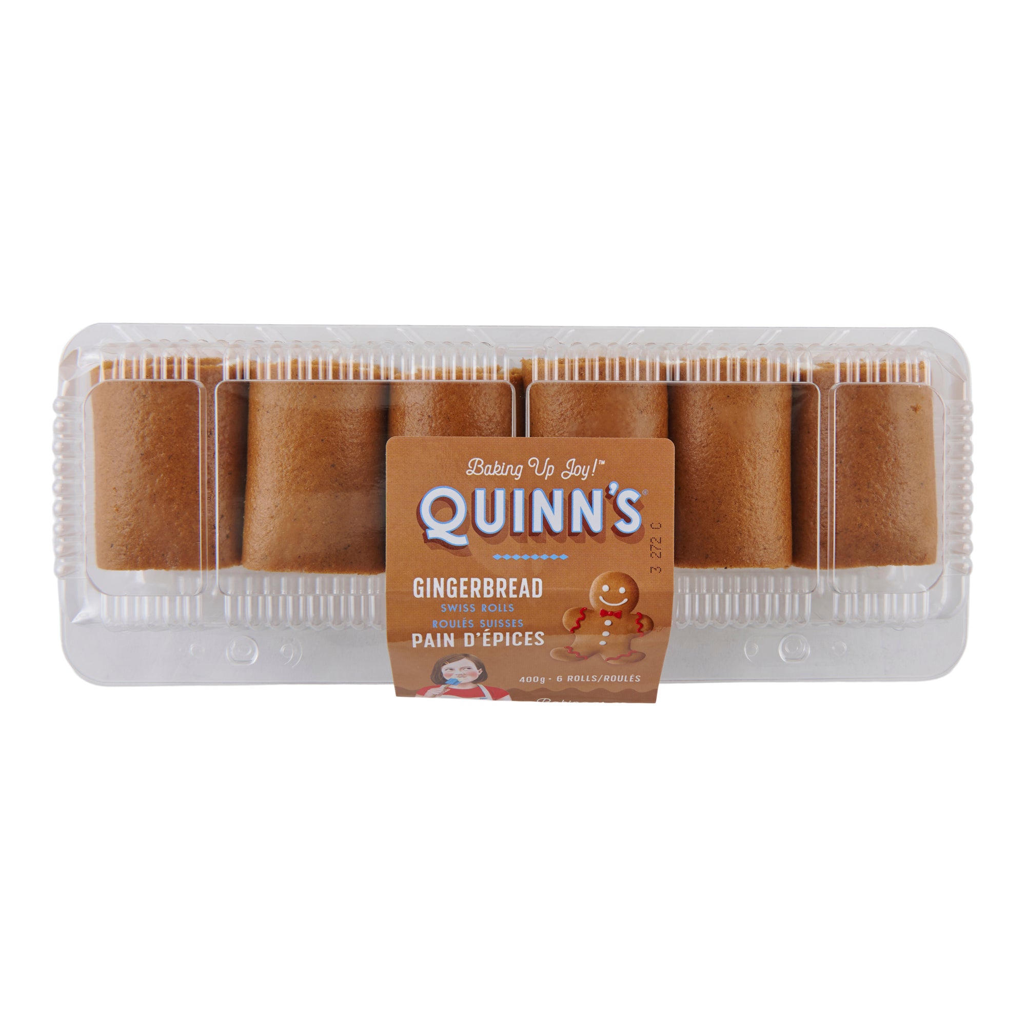 Quinn's Gingerbread Swiss Cake Rolls, 400-g, 6 Pack – Giant Tiger