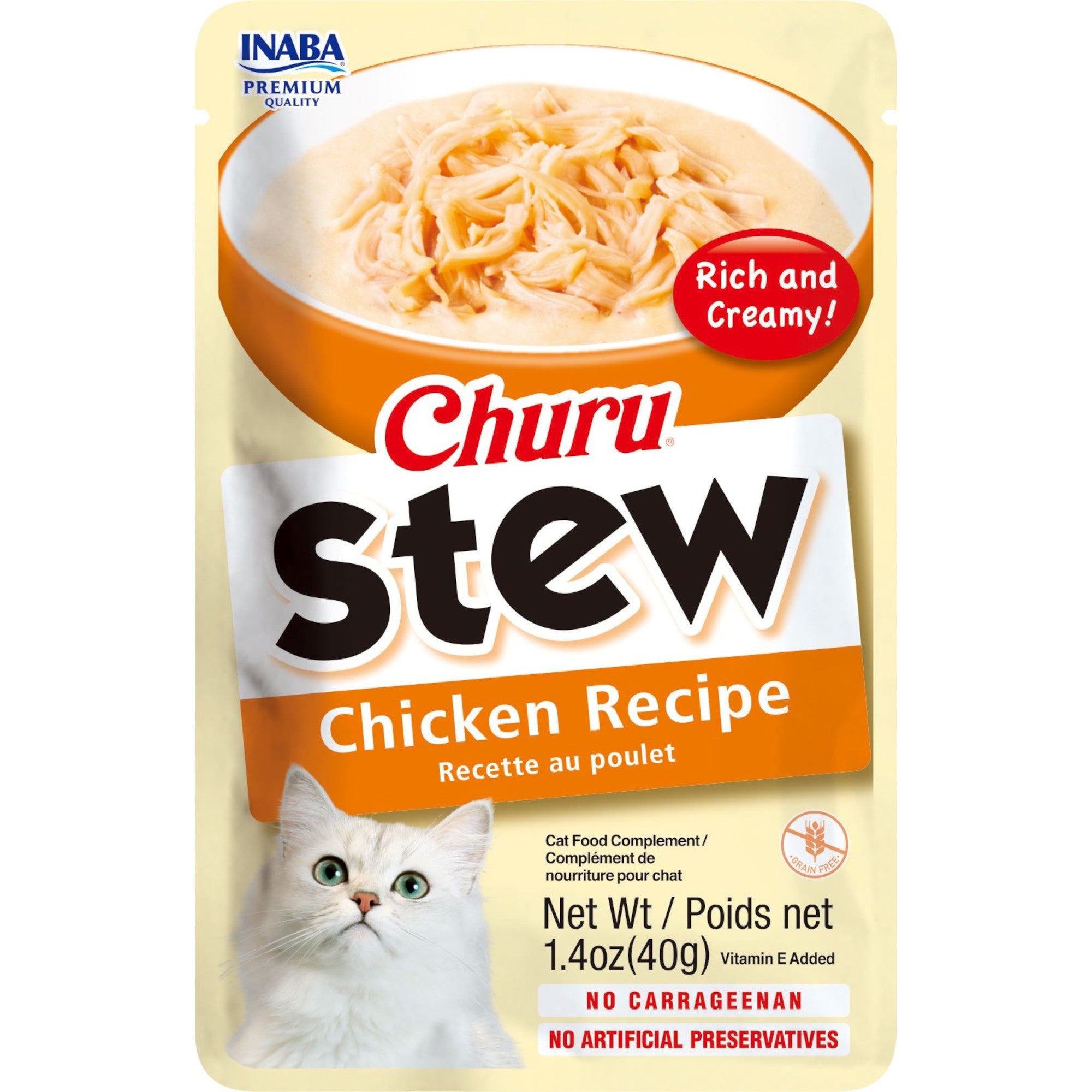 Inaba Churu Stew Chicken Cat Food, 40-g – Giant Tiger