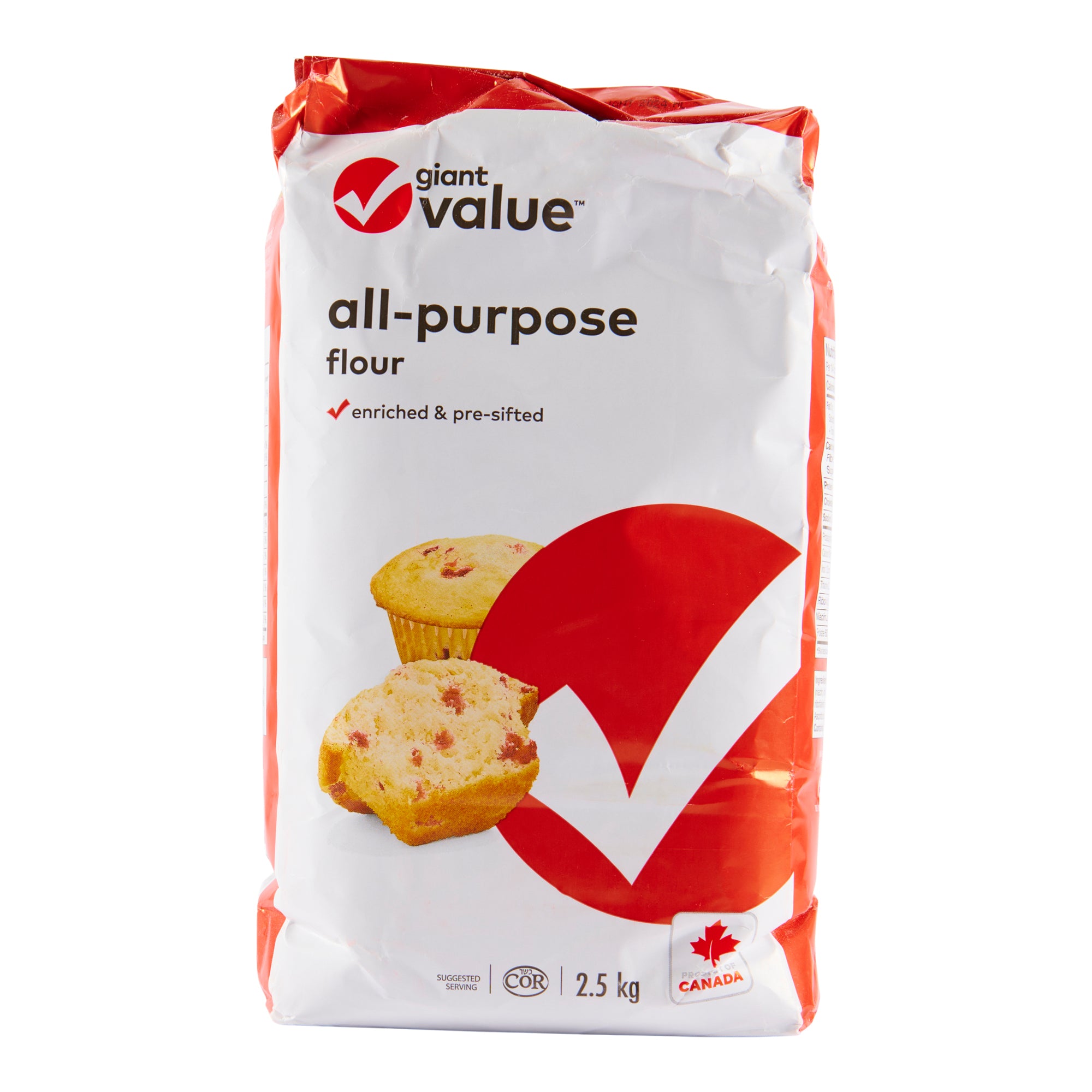 Giant Value All Purpose Flour, 2.5-kg – Giant Tiger