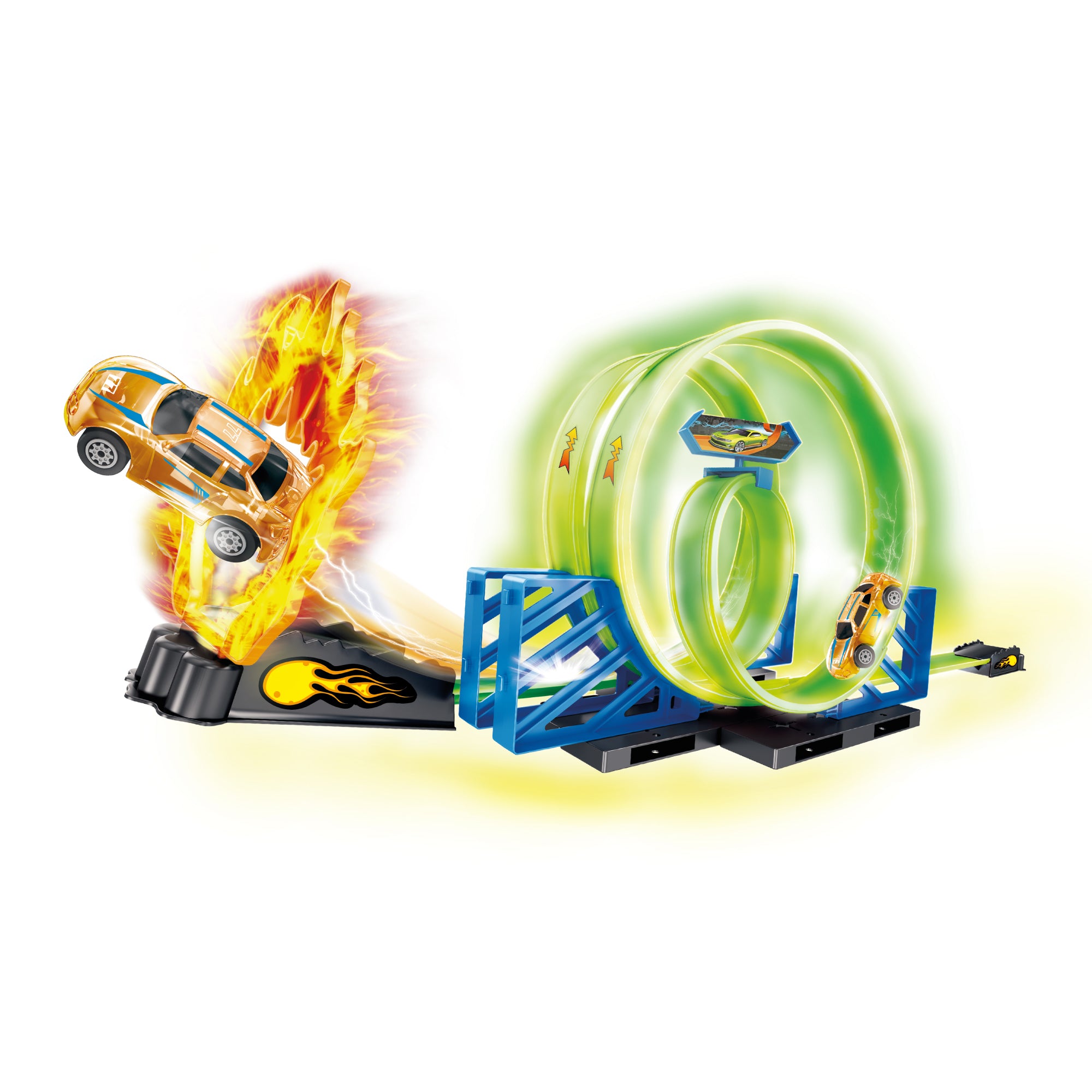 Glow In The Dark Double Loop Track – Giant Tiger