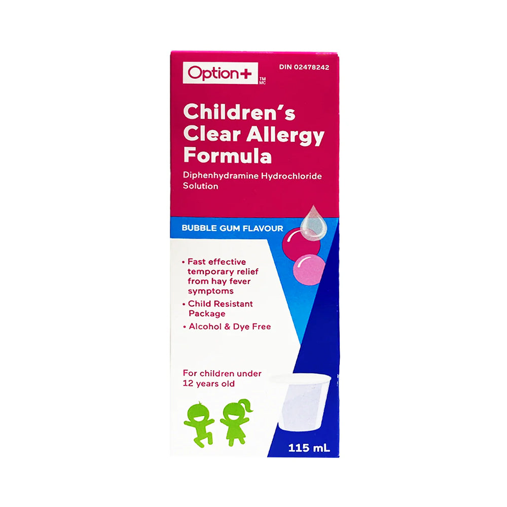 Option+ Children's Clear Allergy Formula, 115 ml – Giant Tiger