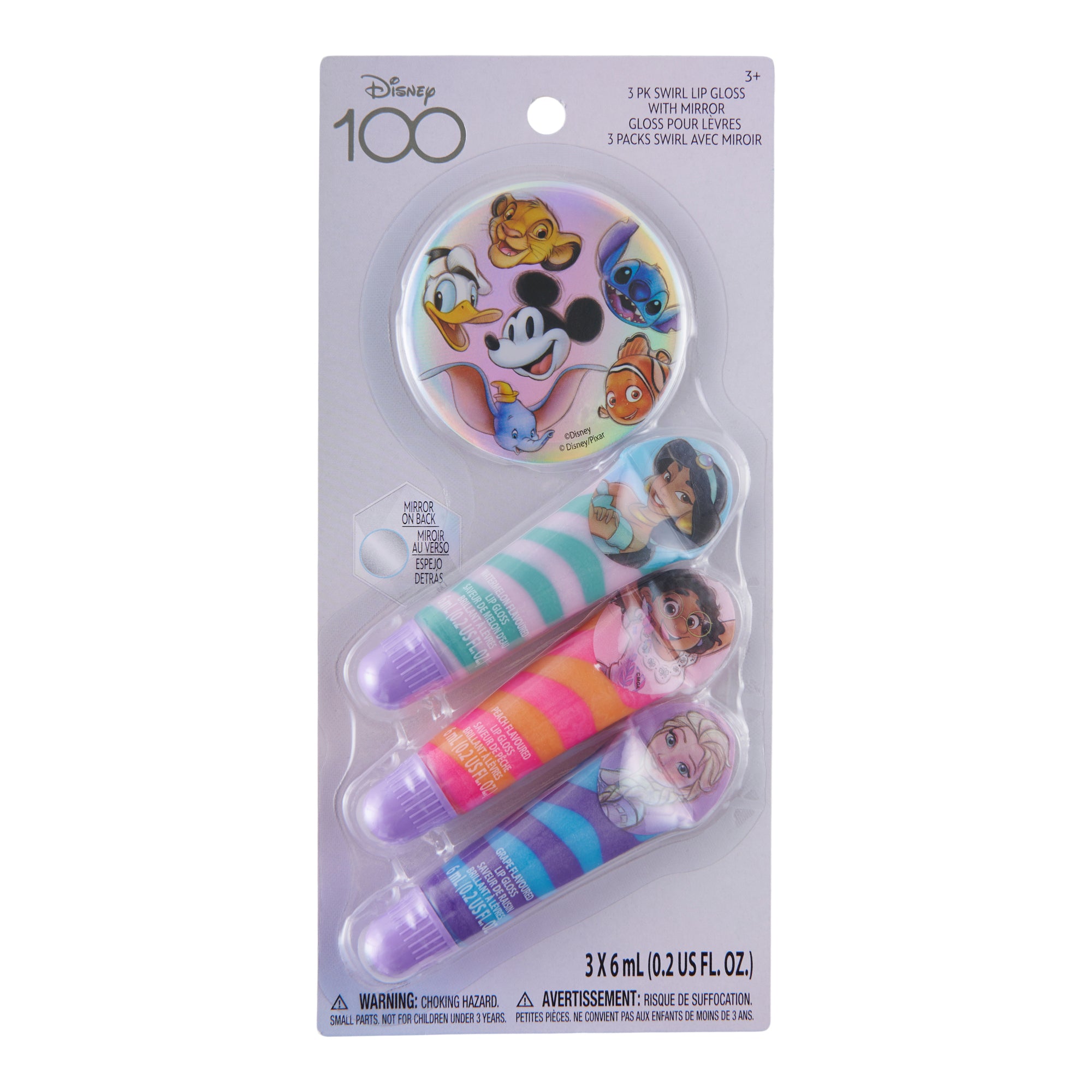 Disney Lip Gloss Set with Mirror, 4-piece – Giant Tiger