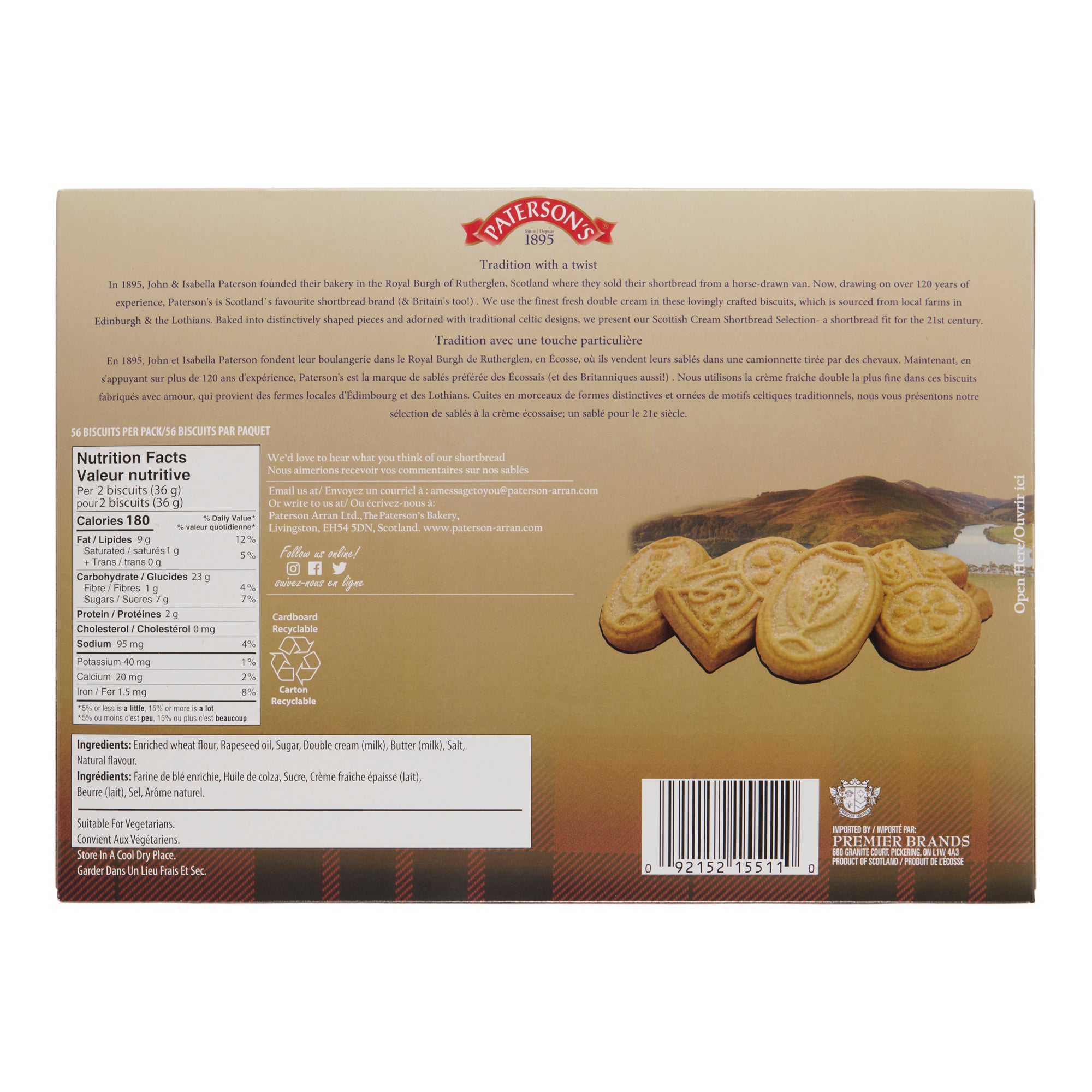 Patterson's Scottish Heritage Shortbread Assortment, 1 kg – Giant Tiger