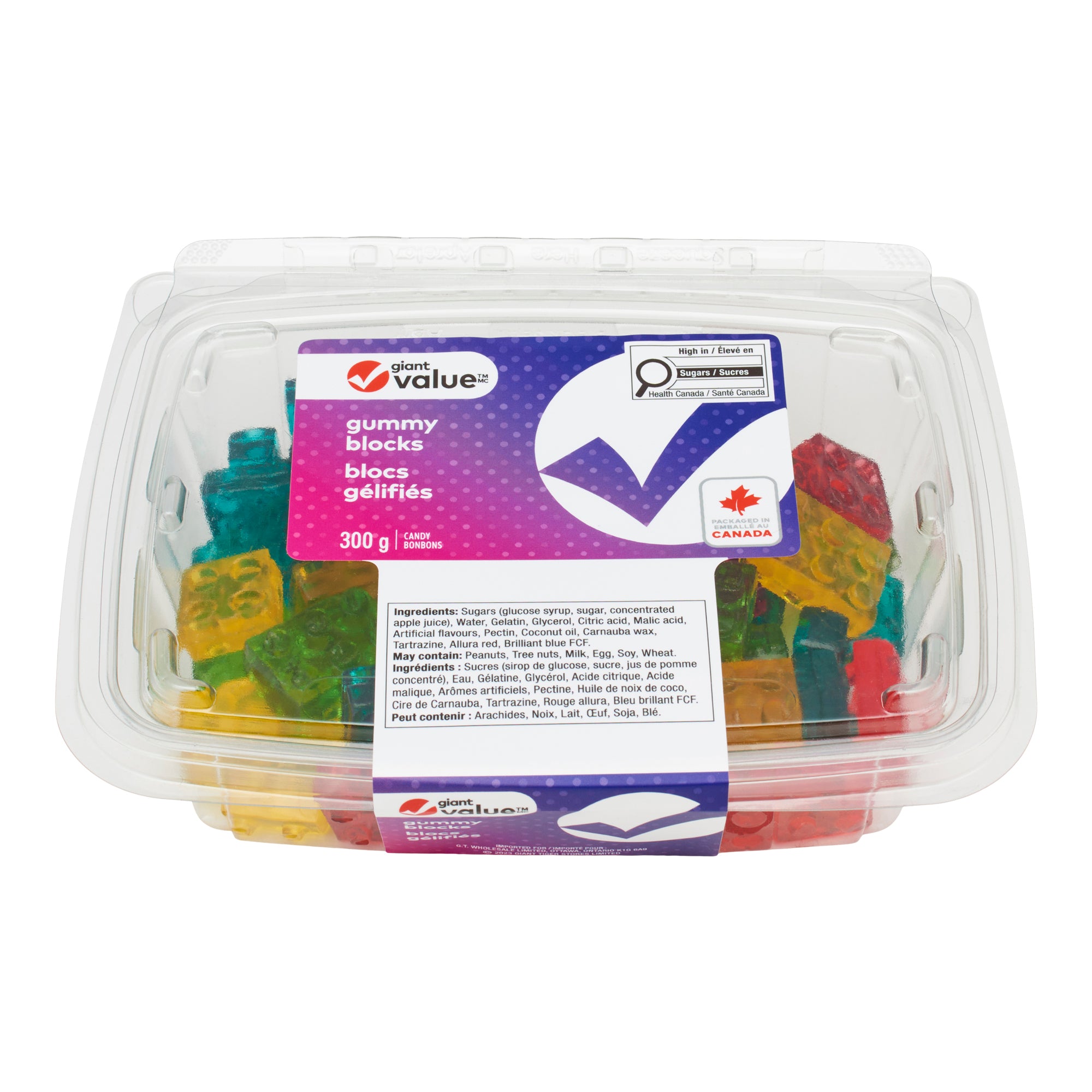 Giant Value Gummy Blocks, 300 g – Giant Tiger