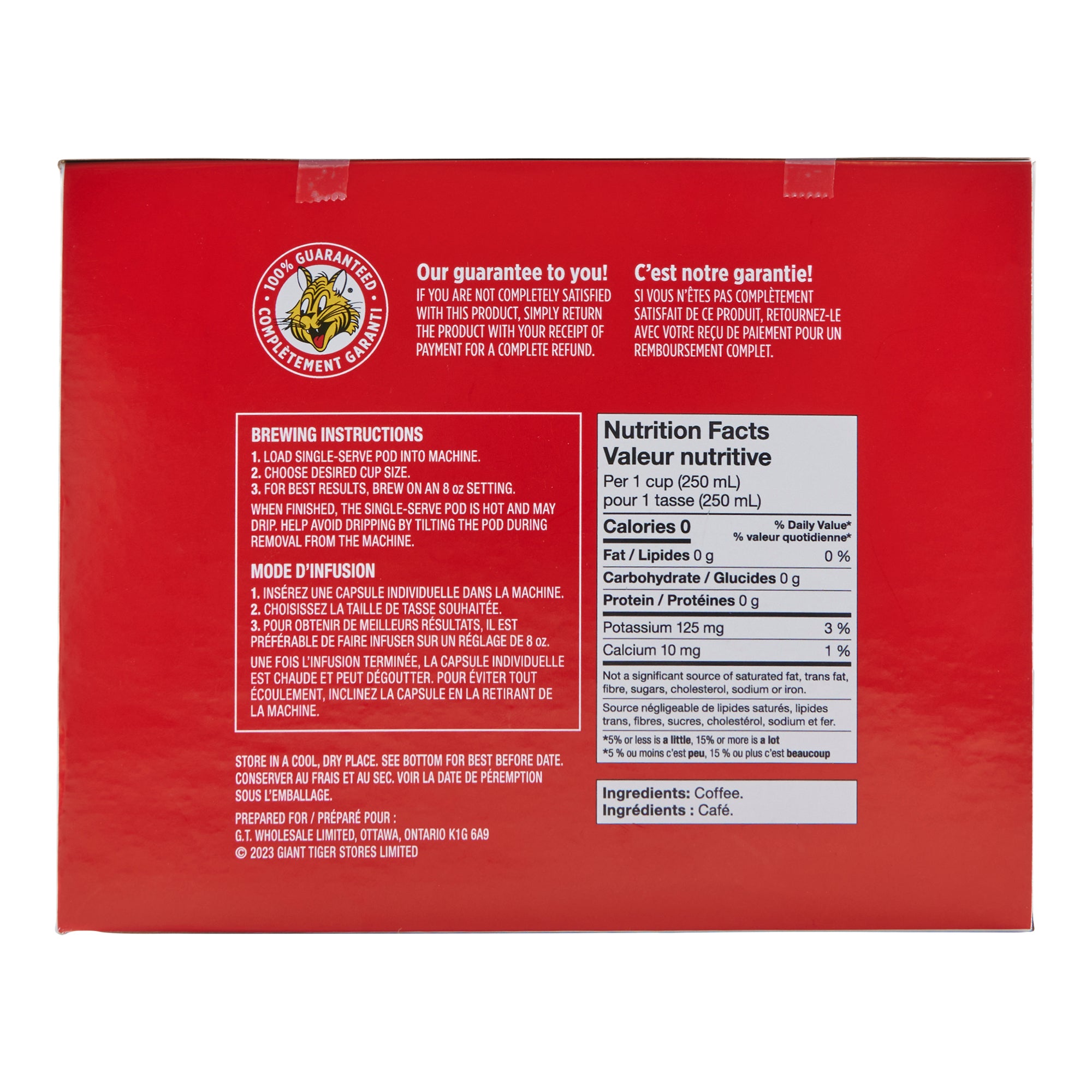 Giant Value Medium Roast Coffee, 48-Pods – Giant Tiger