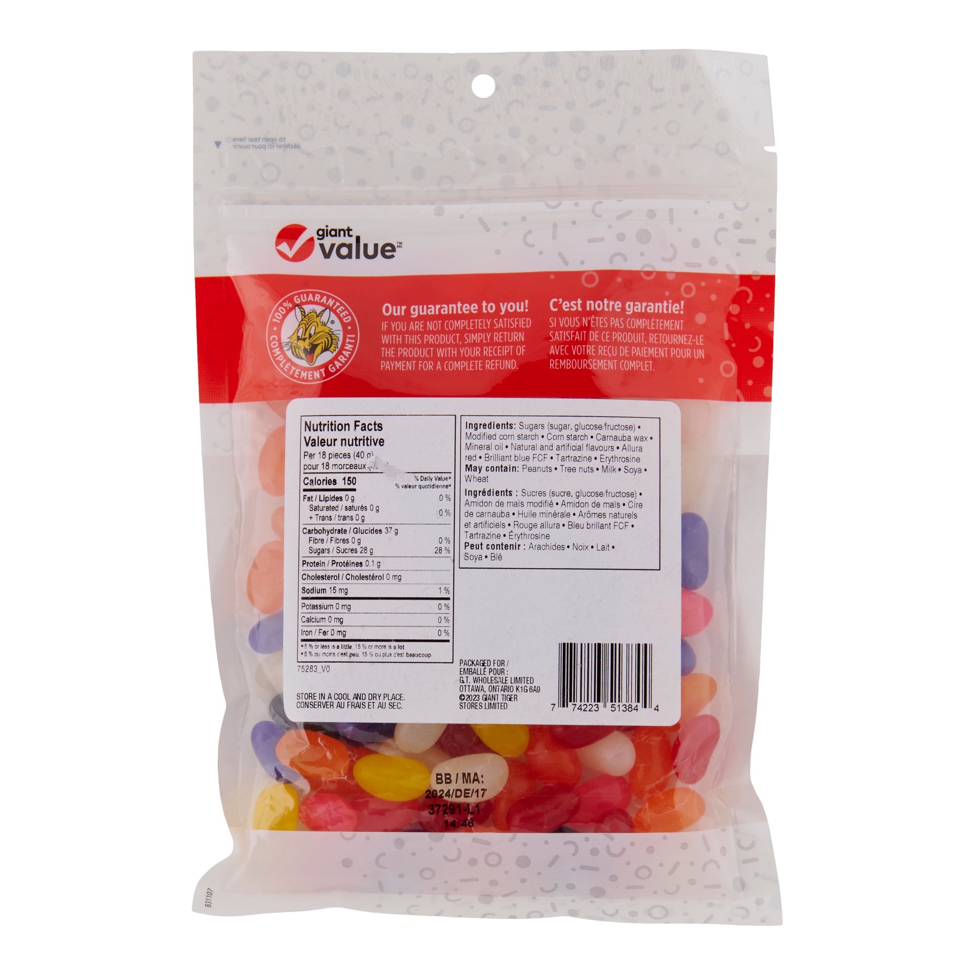Giant Value Jelly Beans, 200 g – Giant Tiger