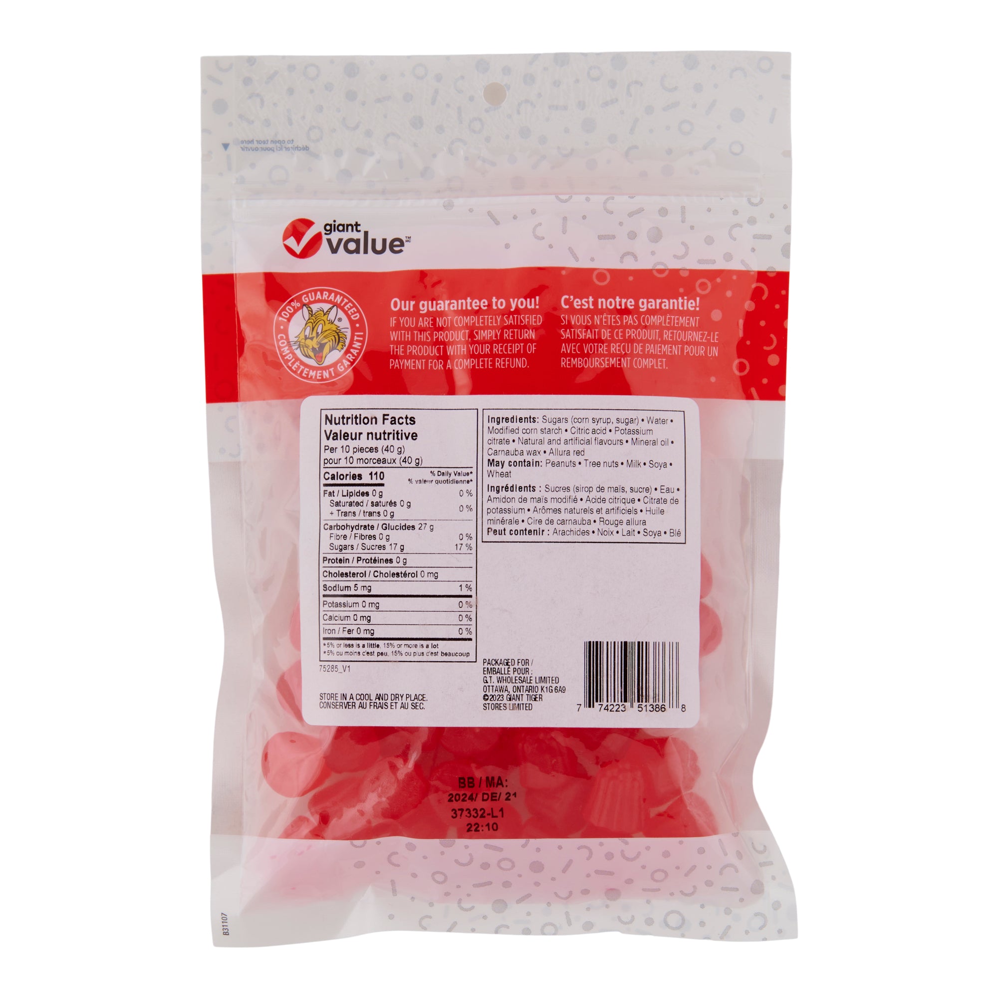 Giant Value Red Berries, 175 g – Giant Tiger