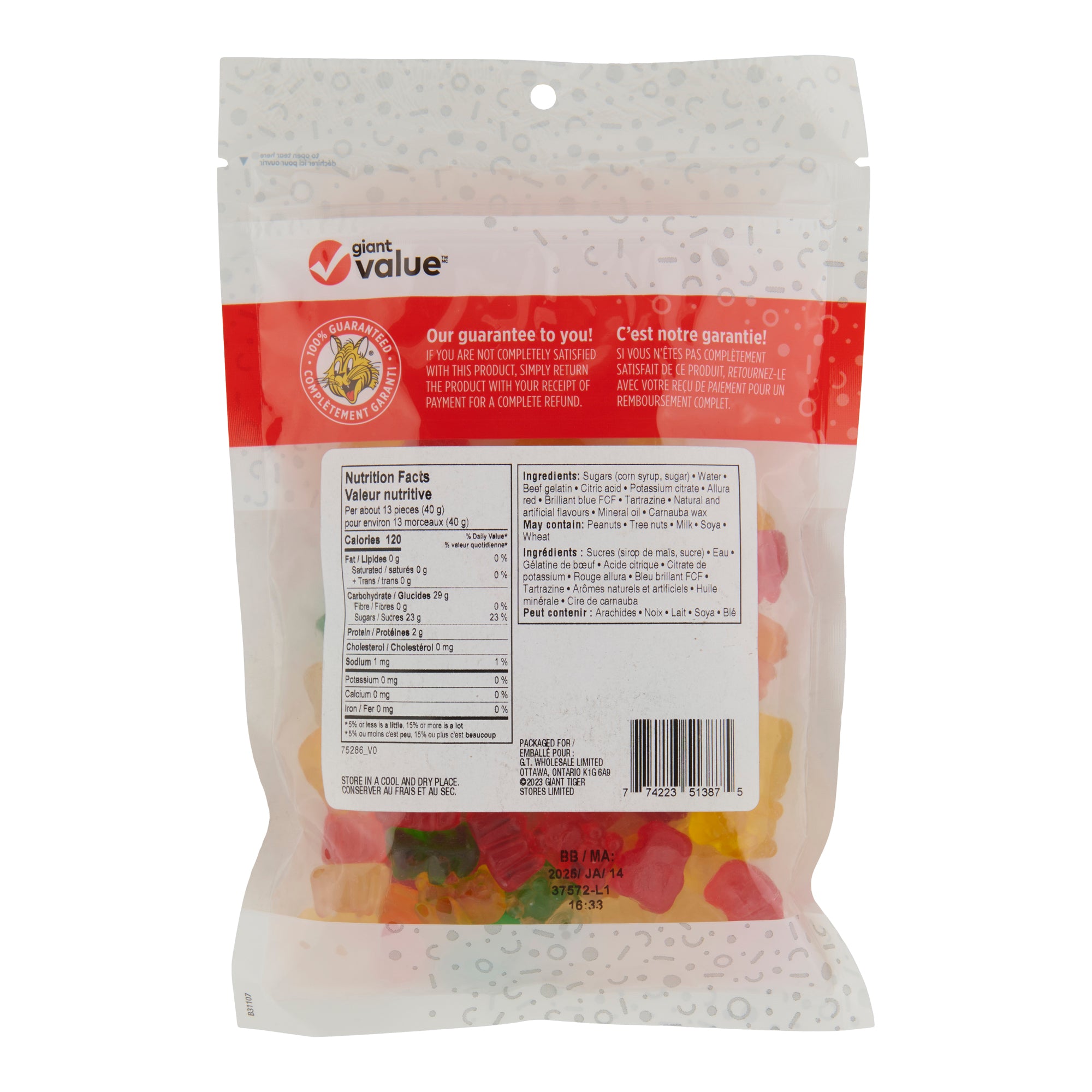 Giant Value Gummi Bears, 200 g – Giant Tiger