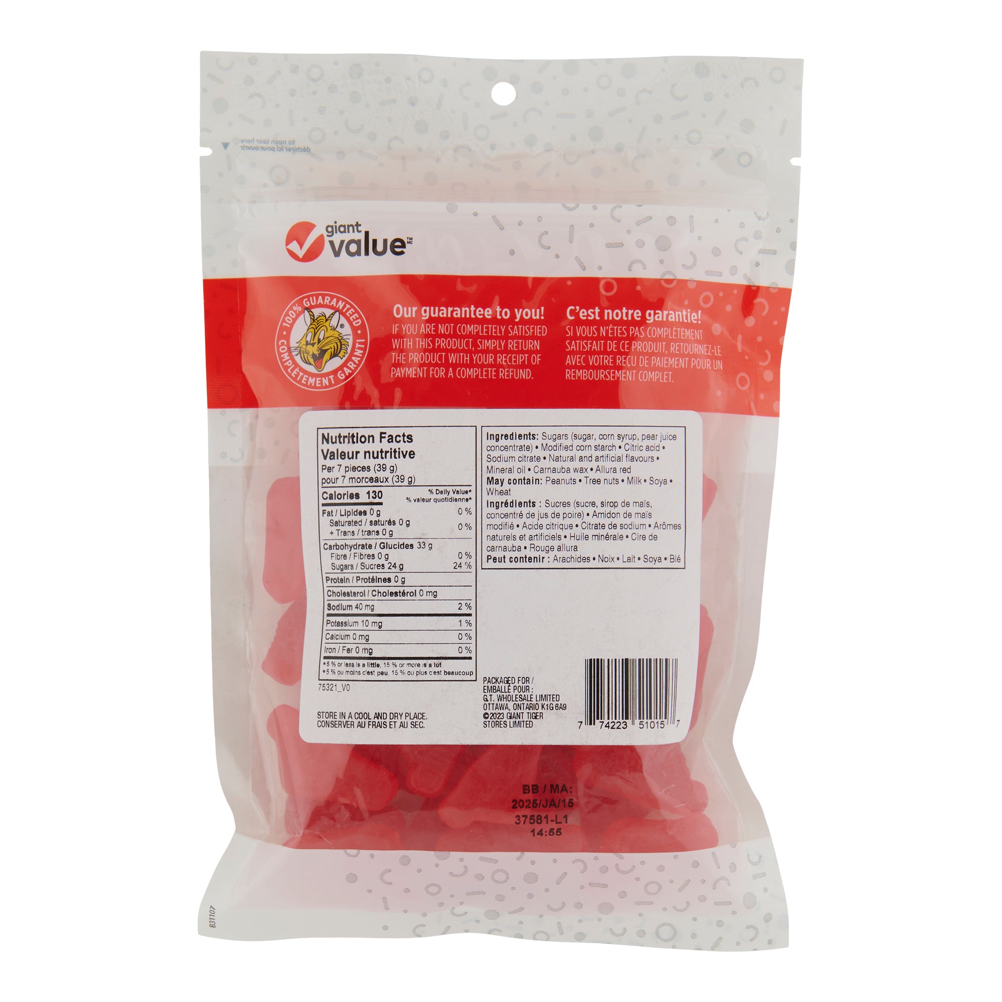 Giant Value Giant Foot Candies, 200 g – Giant Tiger