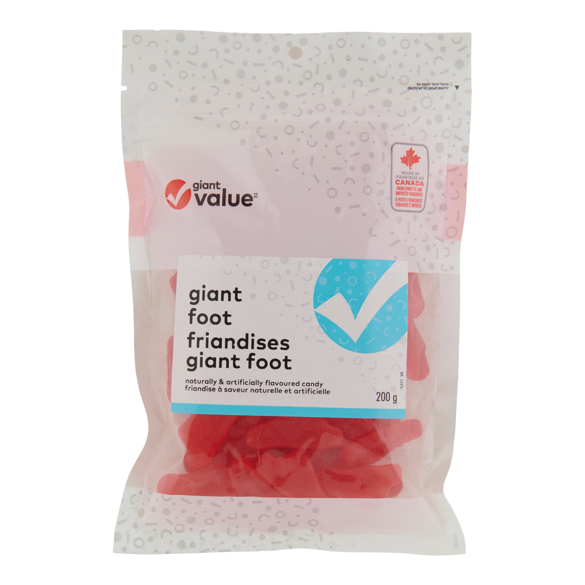 Giant Value Giant Foot Candies, 200 g – Giant Tiger