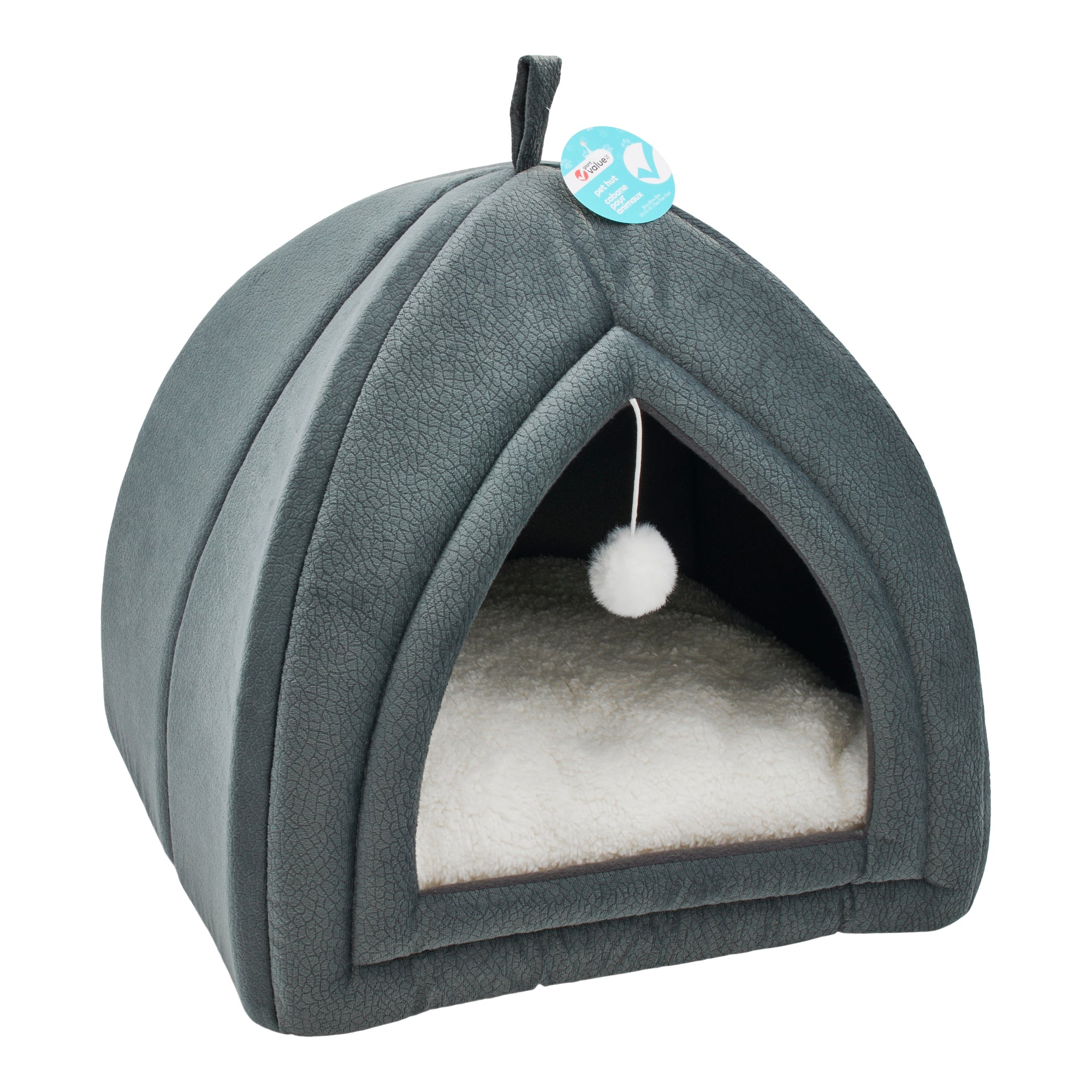 Giant Value Cat Hut with Fluffy Ball – Giant Tiger