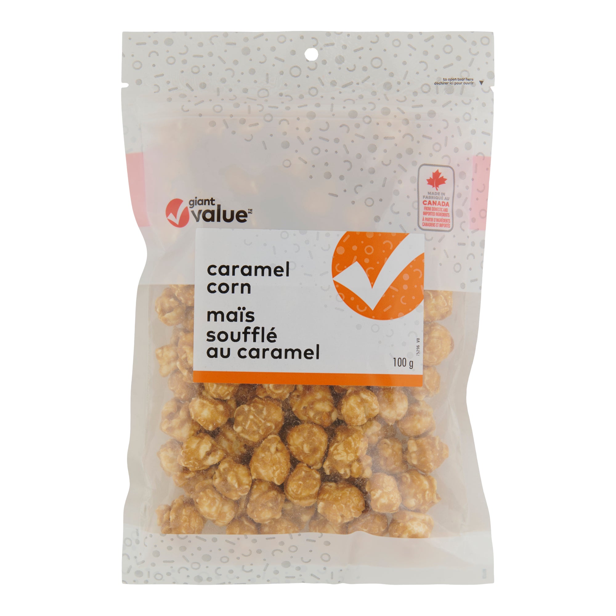 Giant Value Caramel Corn, 100 g – Giant Tiger