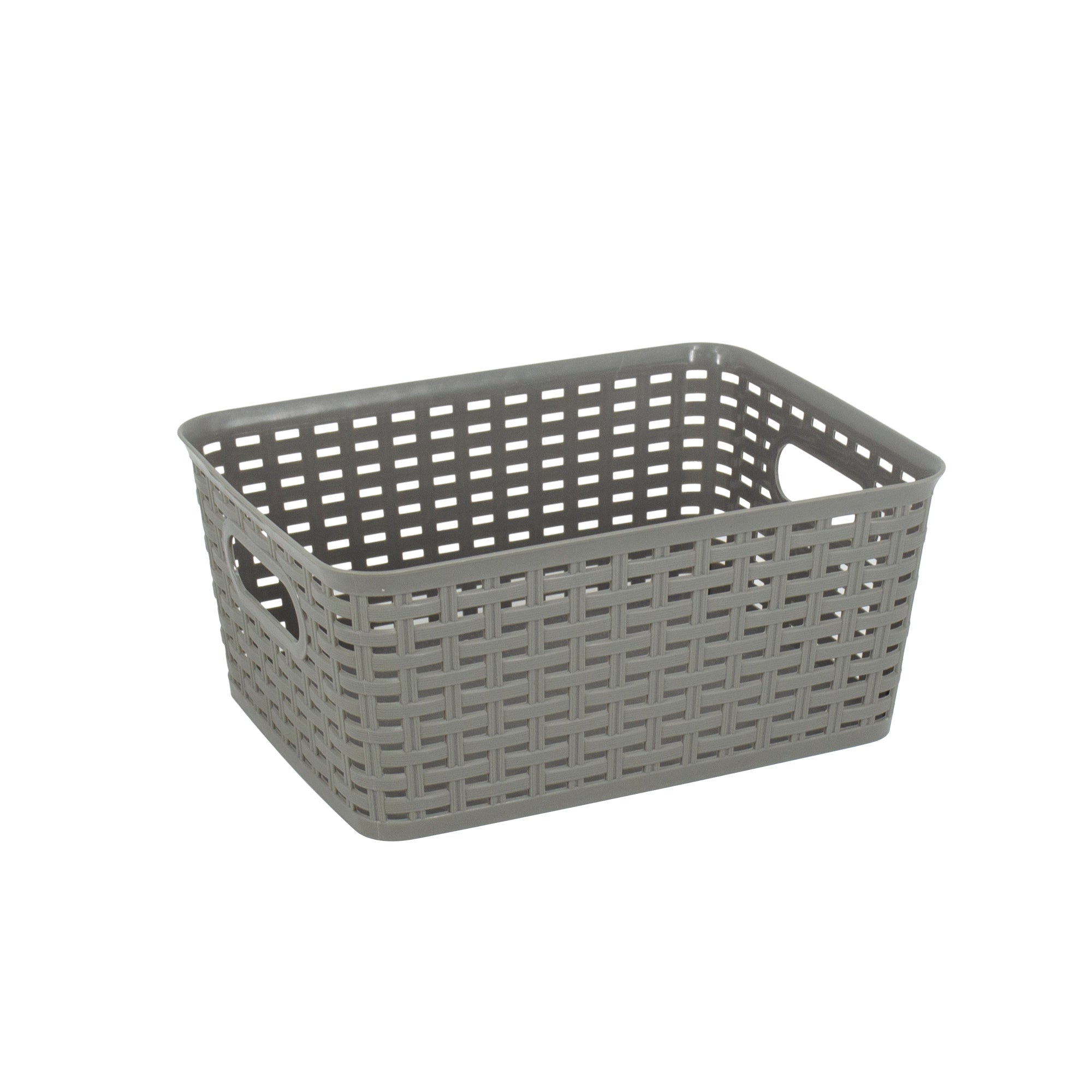 Giant Value Plastic Wicker Bin, Small – Giant Tiger