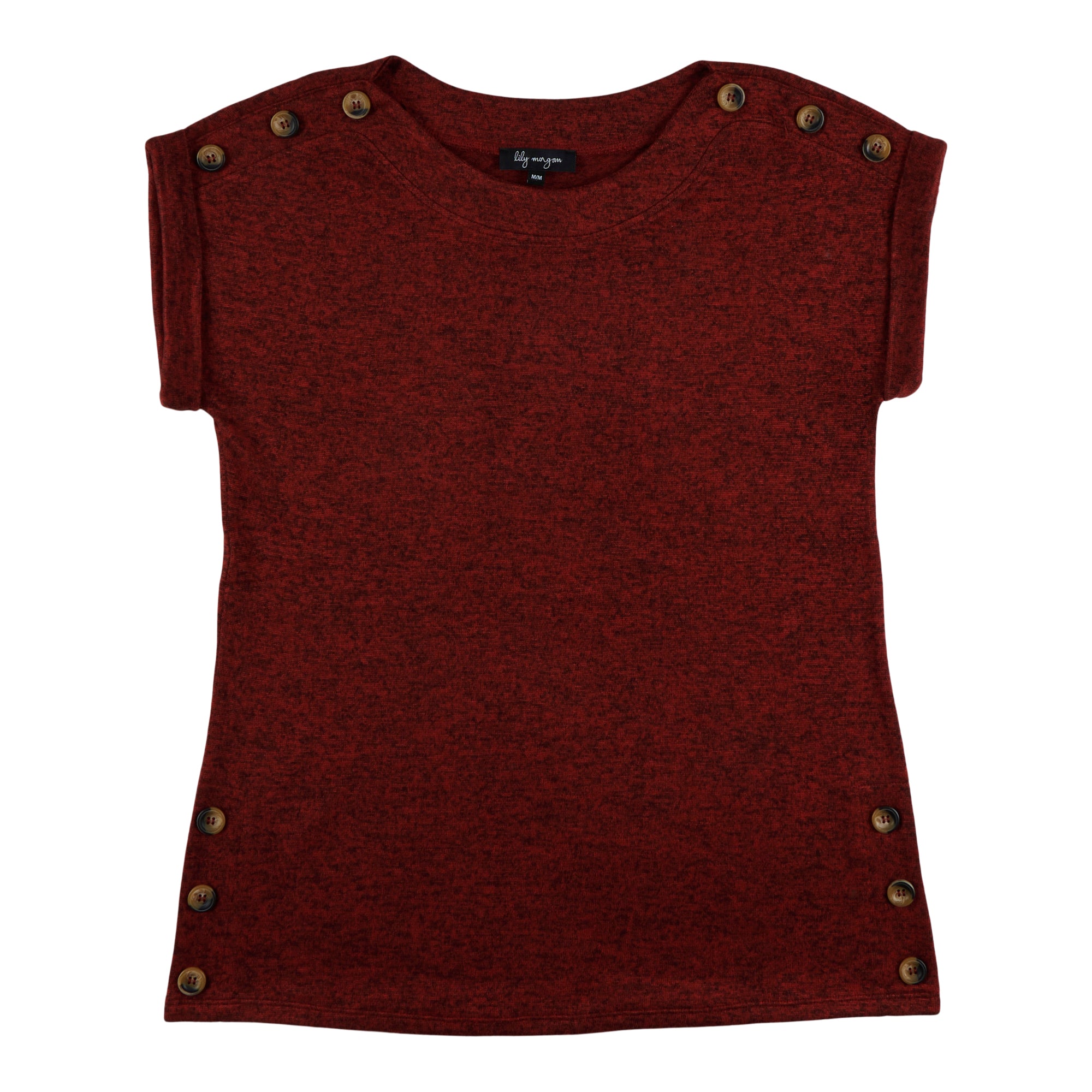 lily morgan Women's Button Trim Blouse – Giant Tiger