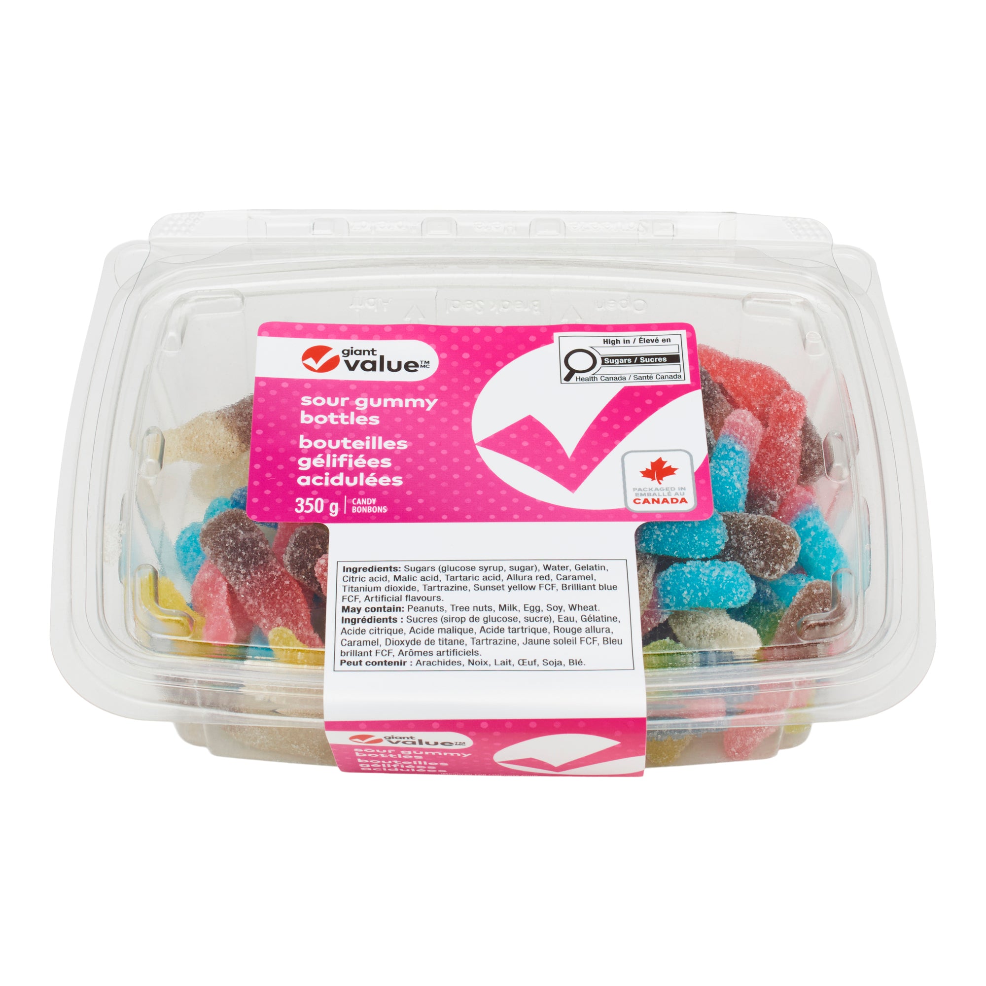 Giant Value Sour Gummy Bottles, 350 g – Giant Tiger