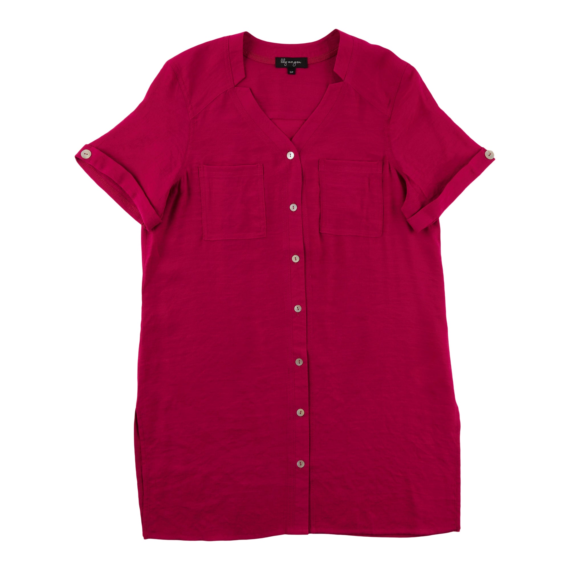 lily morgan Women's Exotic Solid Tunic Blouse – Giant Tiger