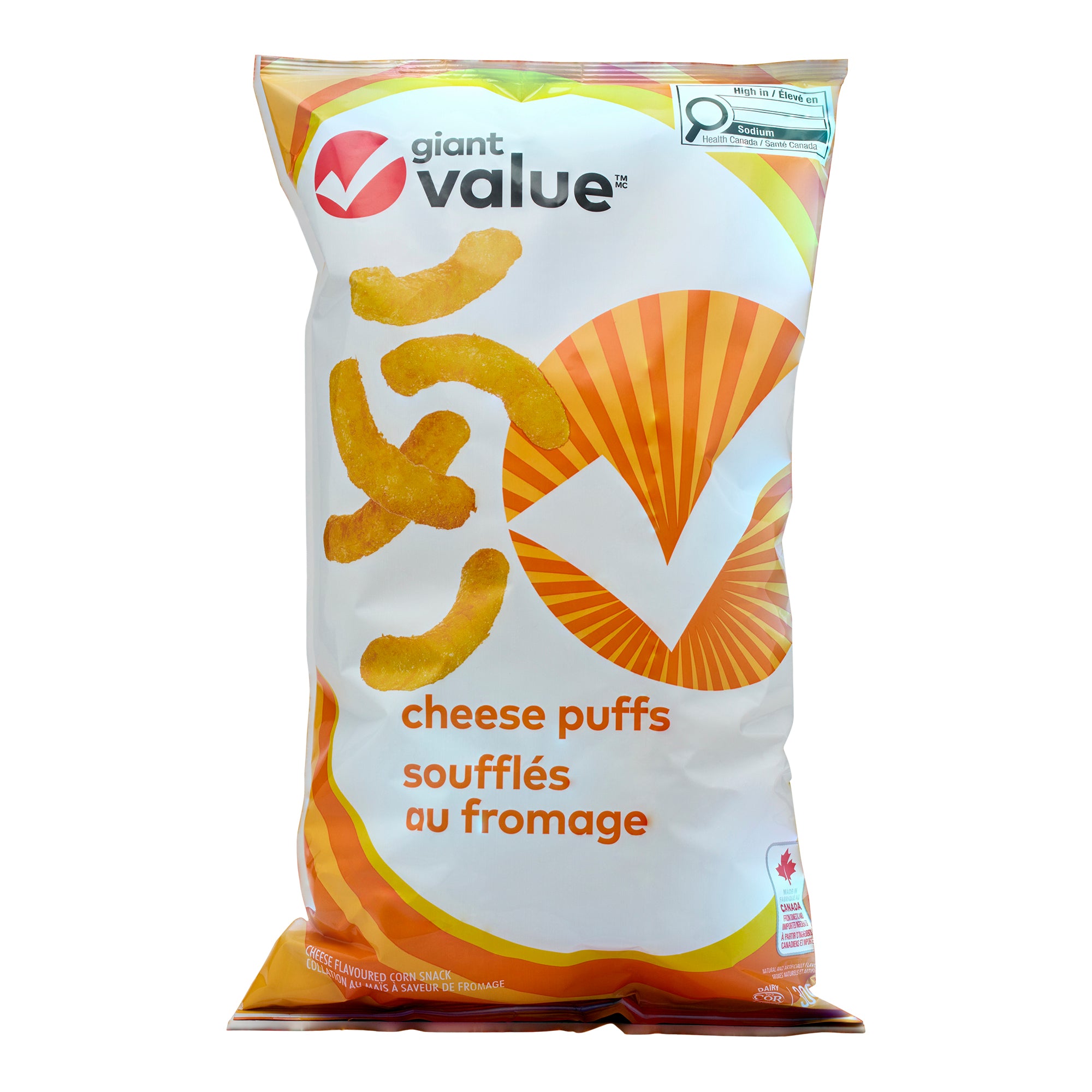 Giant Value Cheese Puffs, 300 g – Giant Tiger