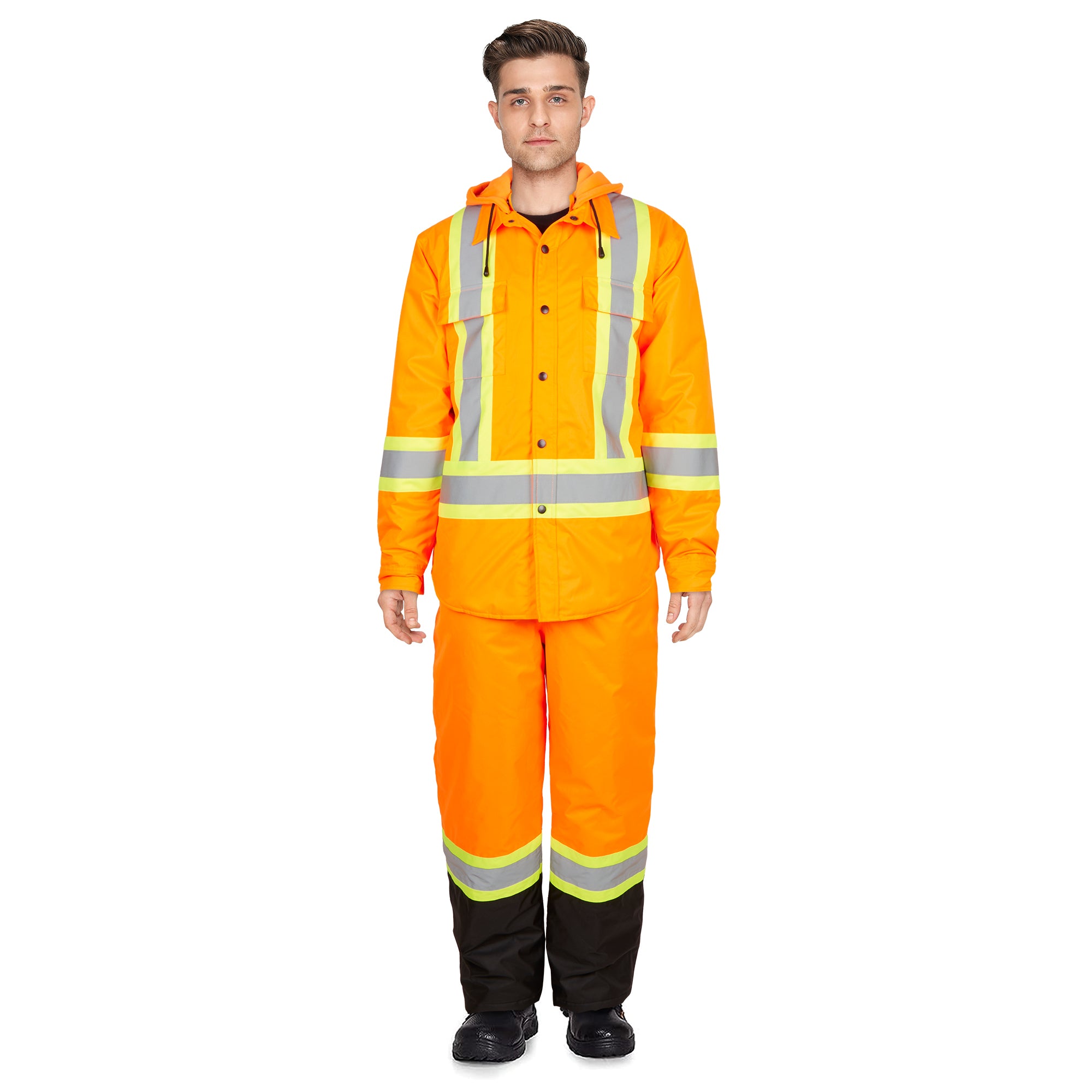 Tradesmax Pro Men's Orange HIVIS Work Jacket – Giant Tiger