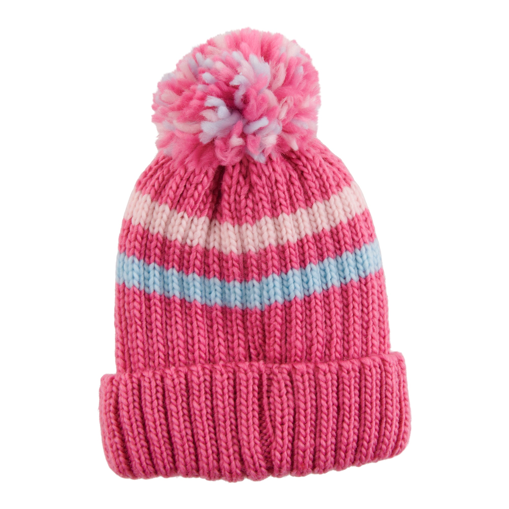 Kids' Cable Knit Toque with Pom – Giant Tiger