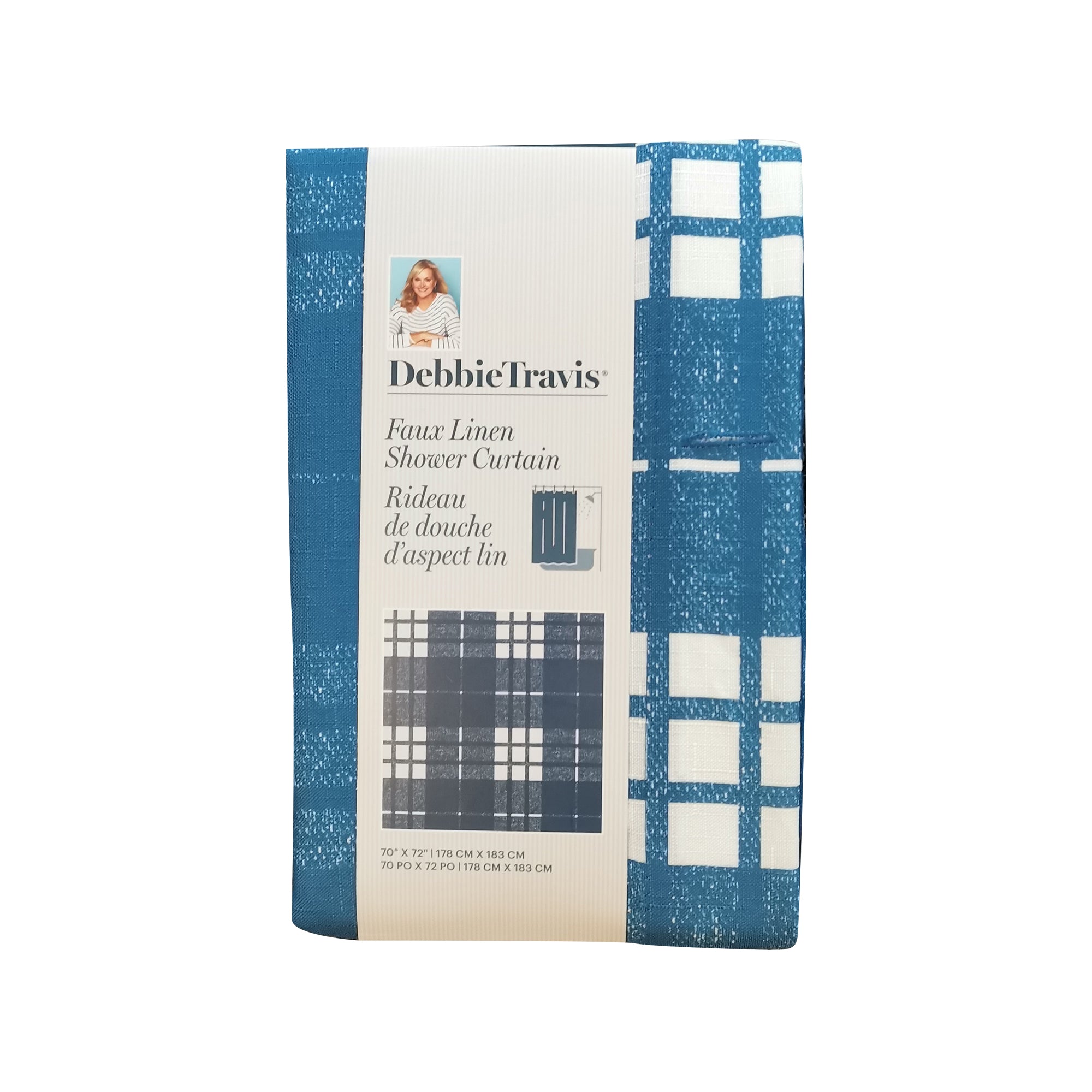 Debbie Travis® Faux Linen Shower Curtain, 72-in. – Giant Tiger