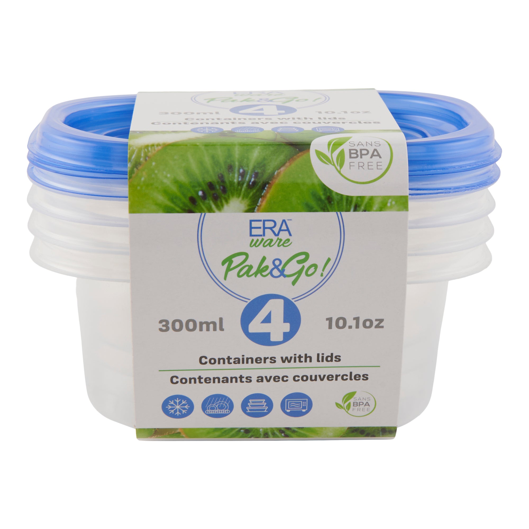 ERAware Food Storage Containers, 300-ml, 4 Pack – Giant Tiger