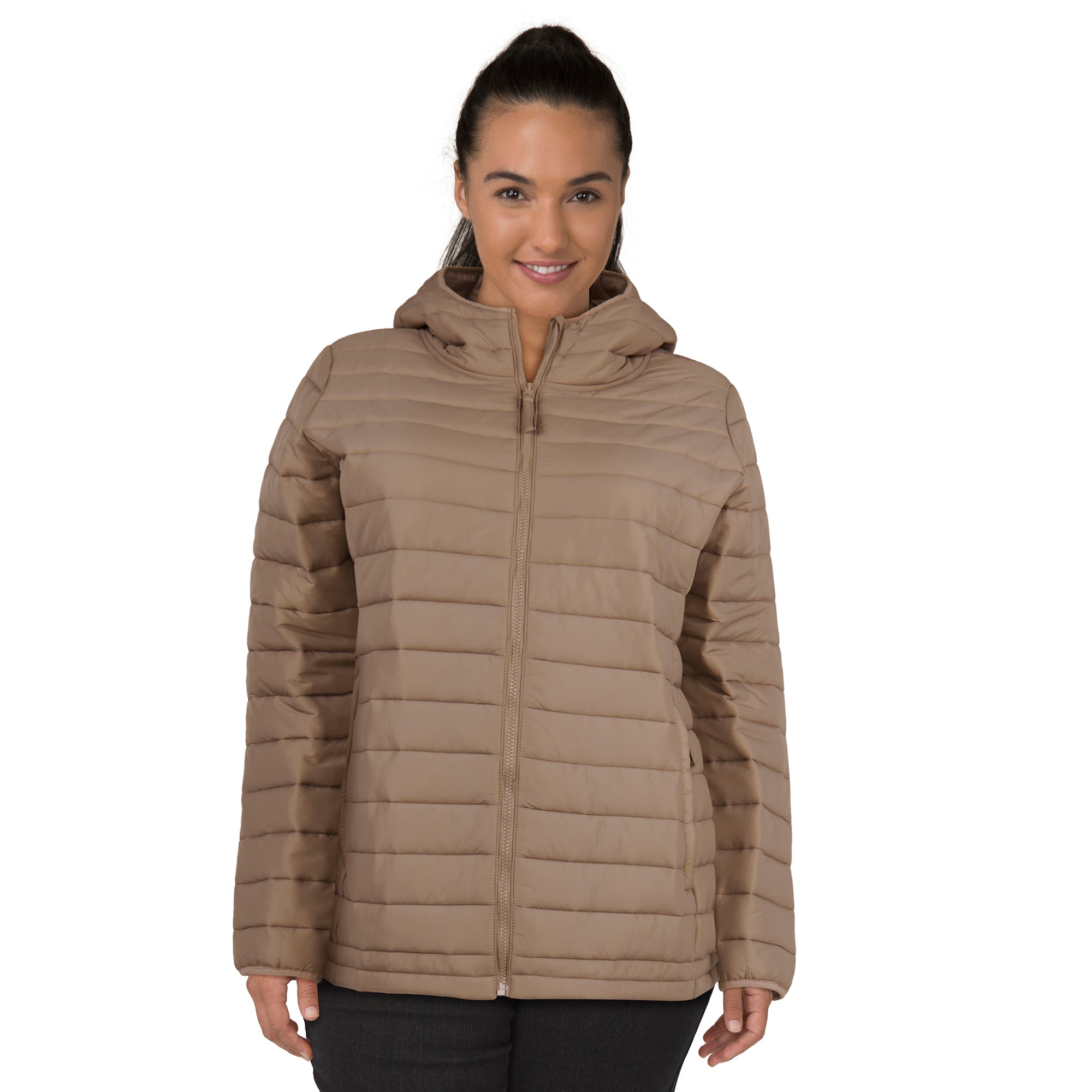 mySTYLE Women's Plus Eco Short Puffer Jacket – Giant Tiger