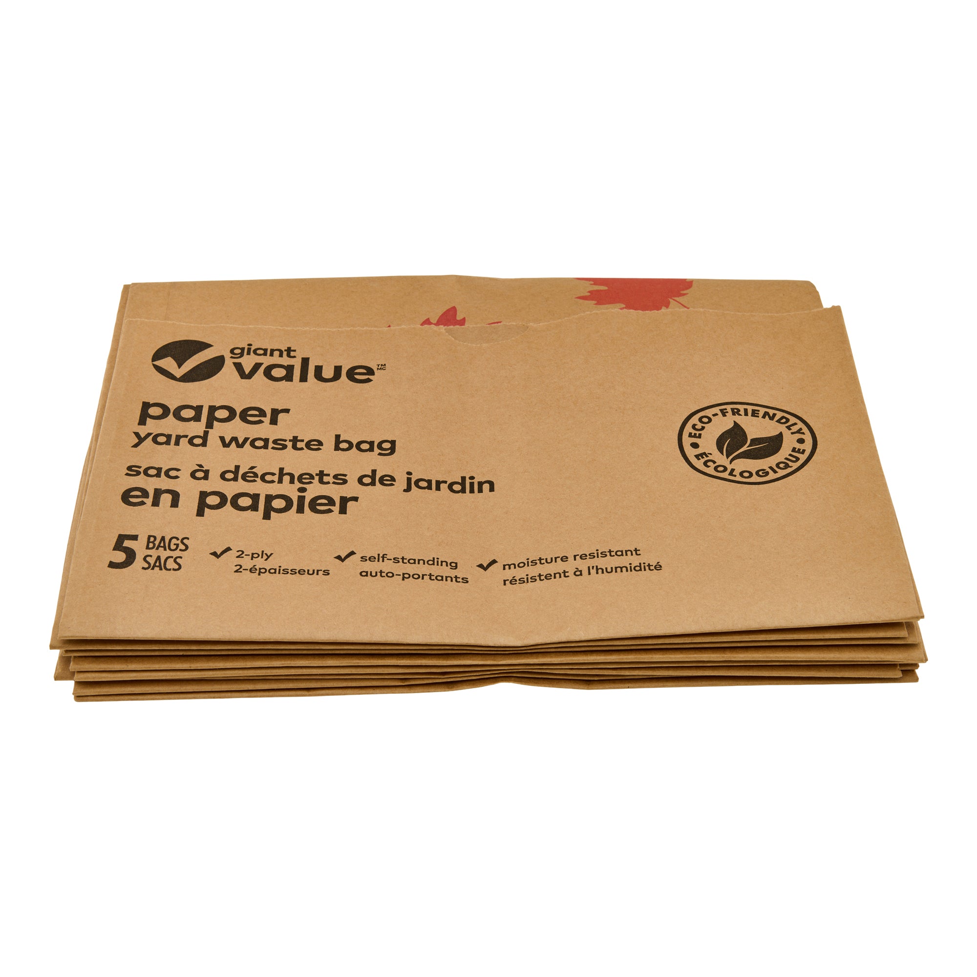 Giant Value Paper Yard Waste Bag, 5-Pack – Giant Tiger