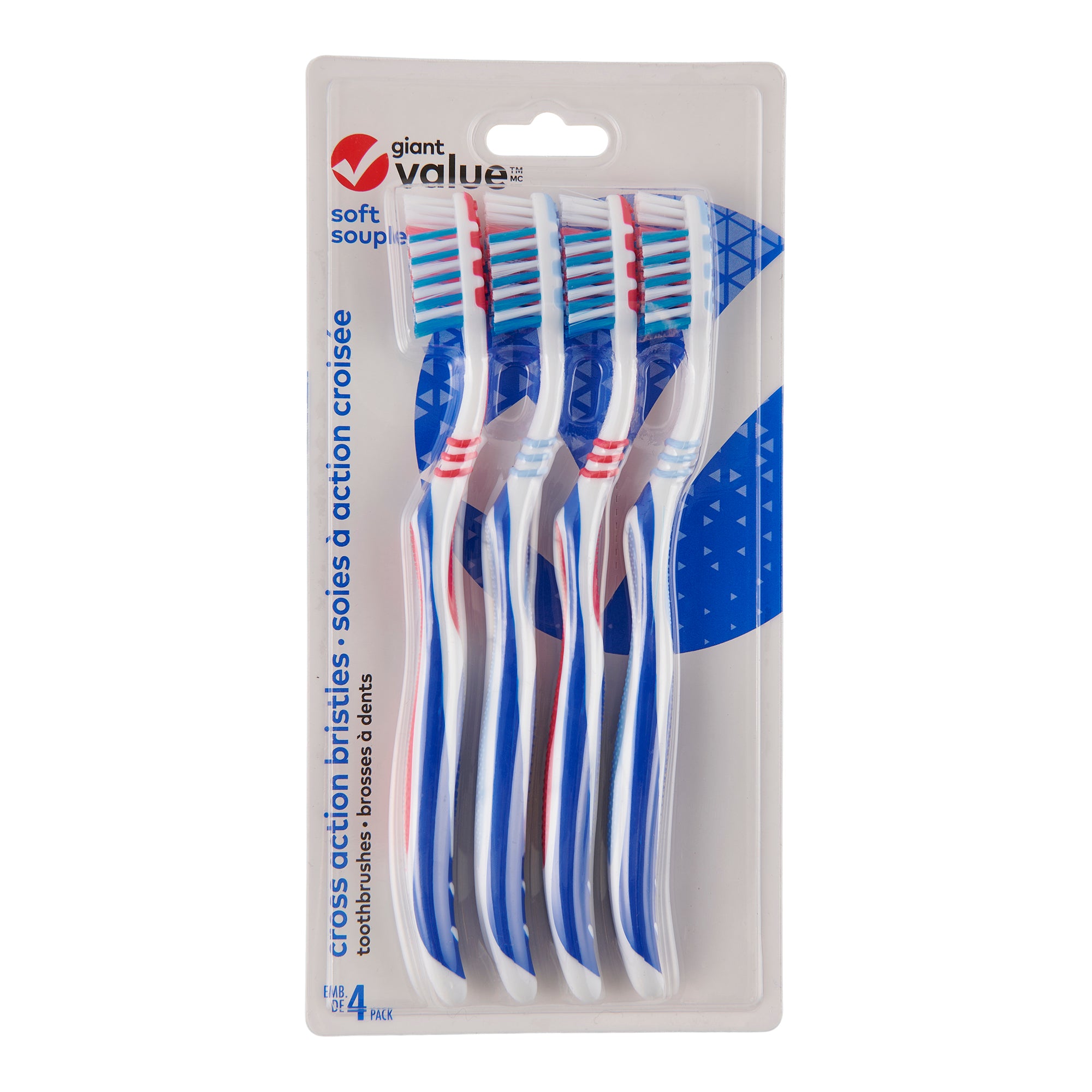 Giant Value Action Toothbrush, 4-Pack – Giant Tiger