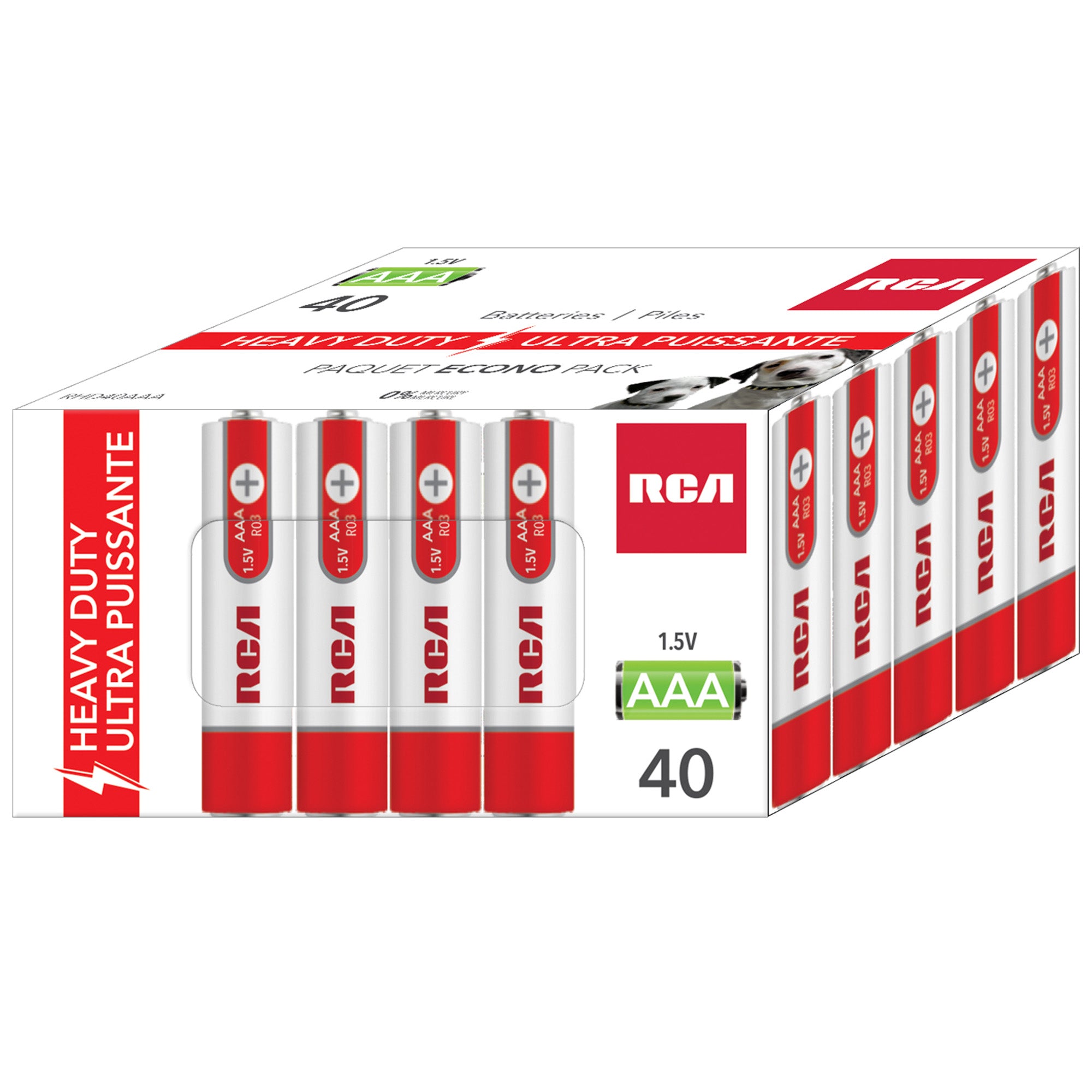 RCA Heavy Duty AAA Batteries, 40 Pack – Giant Tiger