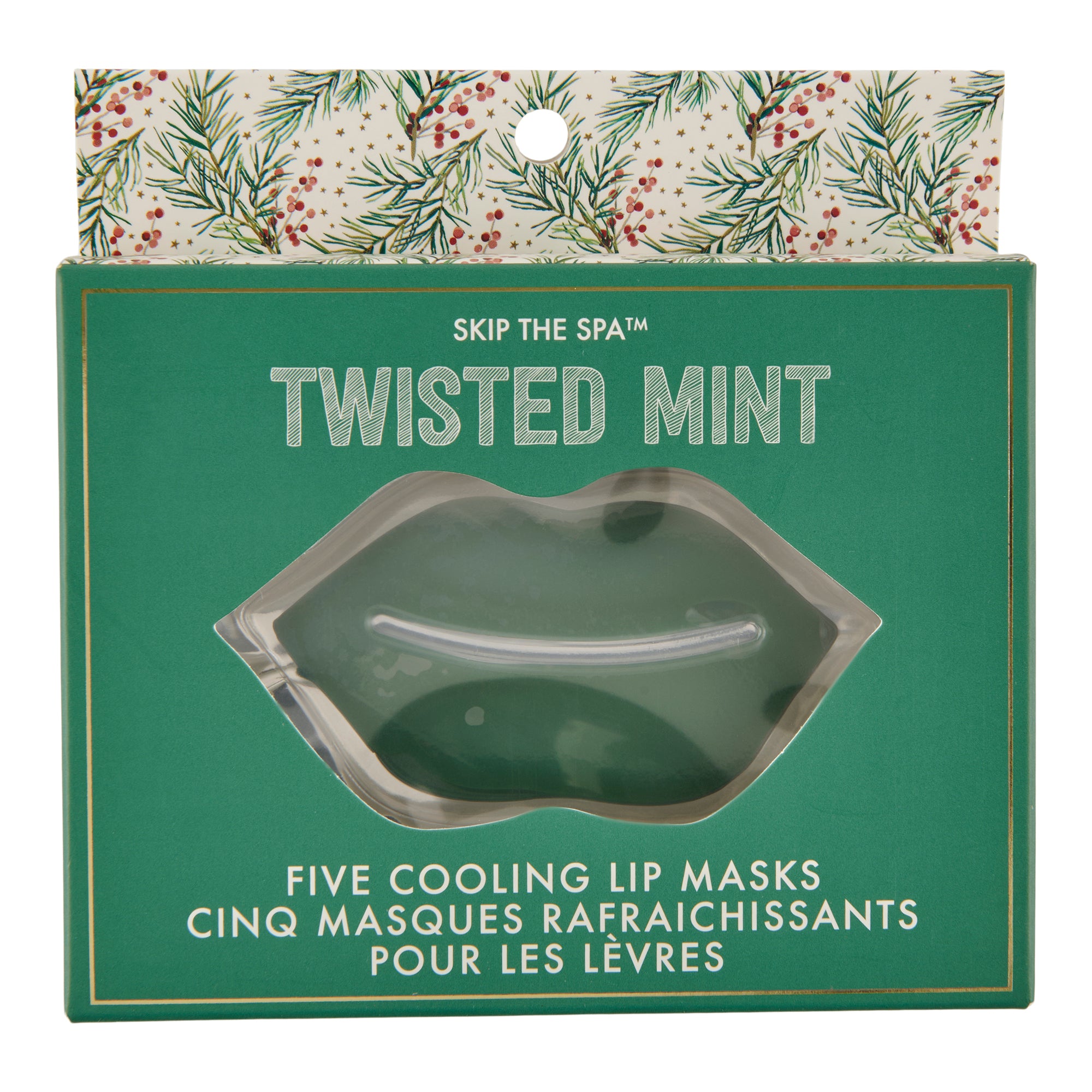 Twisted Mint Cooling Lip Masks, 5-Pack – Giant Tiger
