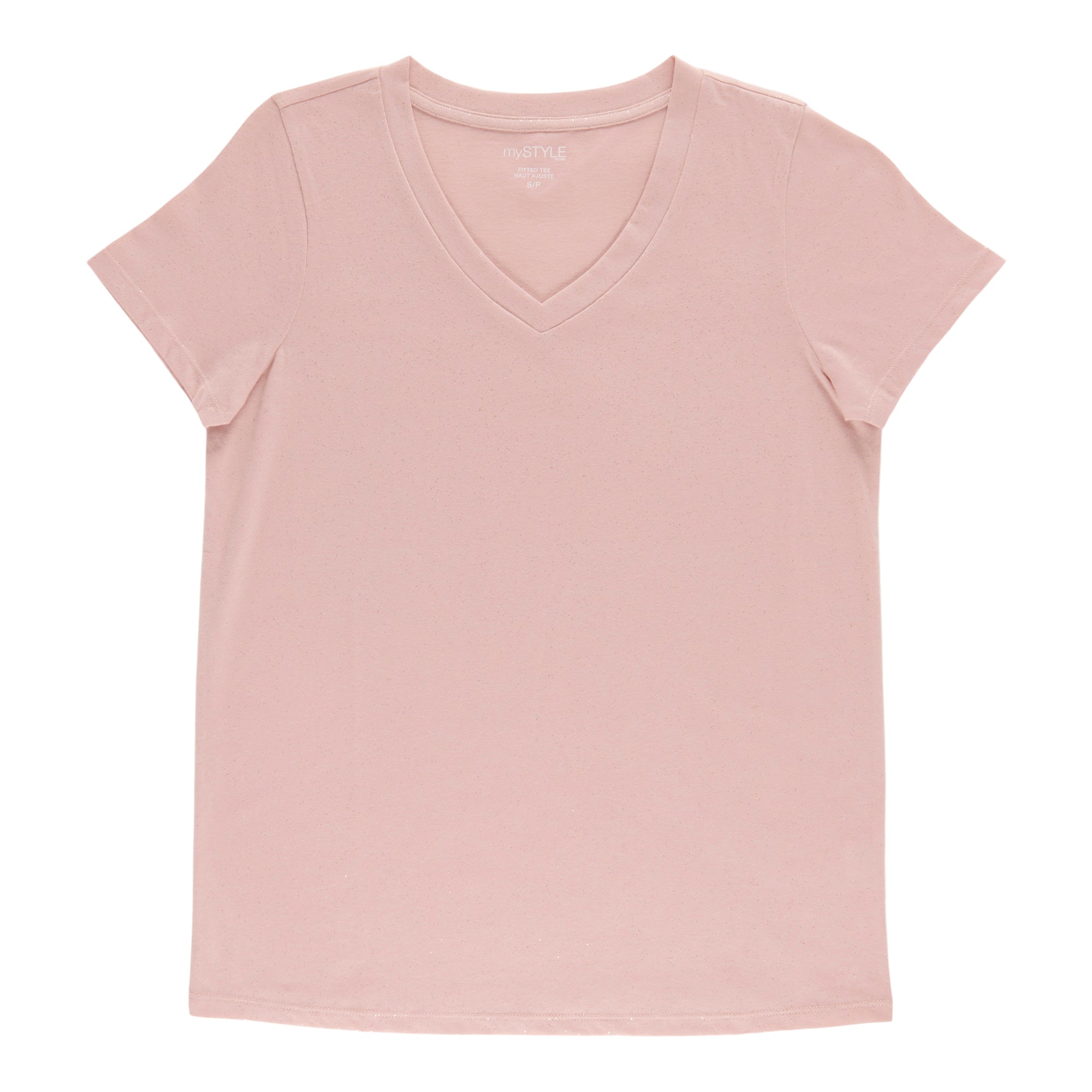 mySTYLE Women's Foil V-Neck Tee – Giant Tiger