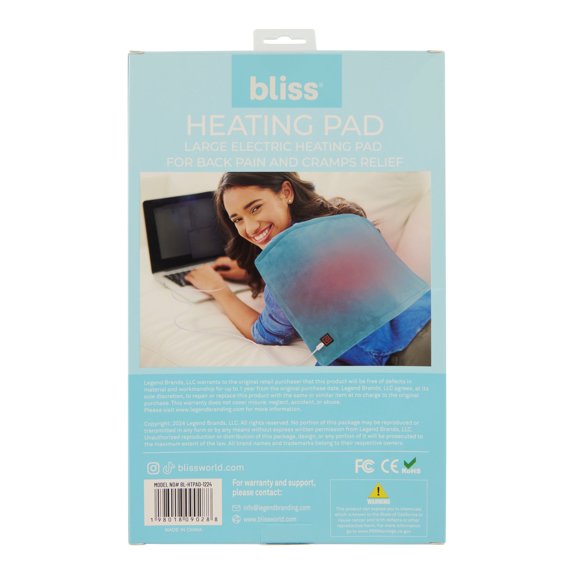Bliss Large Electric Heating Pad – Giant Tiger