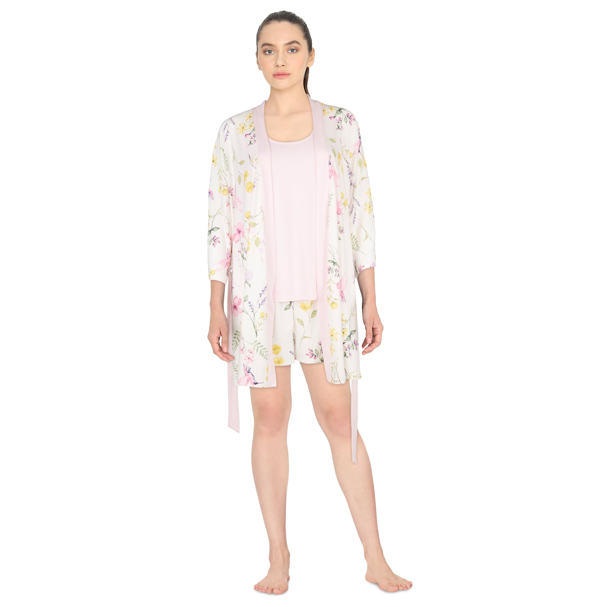 Carisma Women's Robe and PJ Set, 4-Piece – Giant Tiger