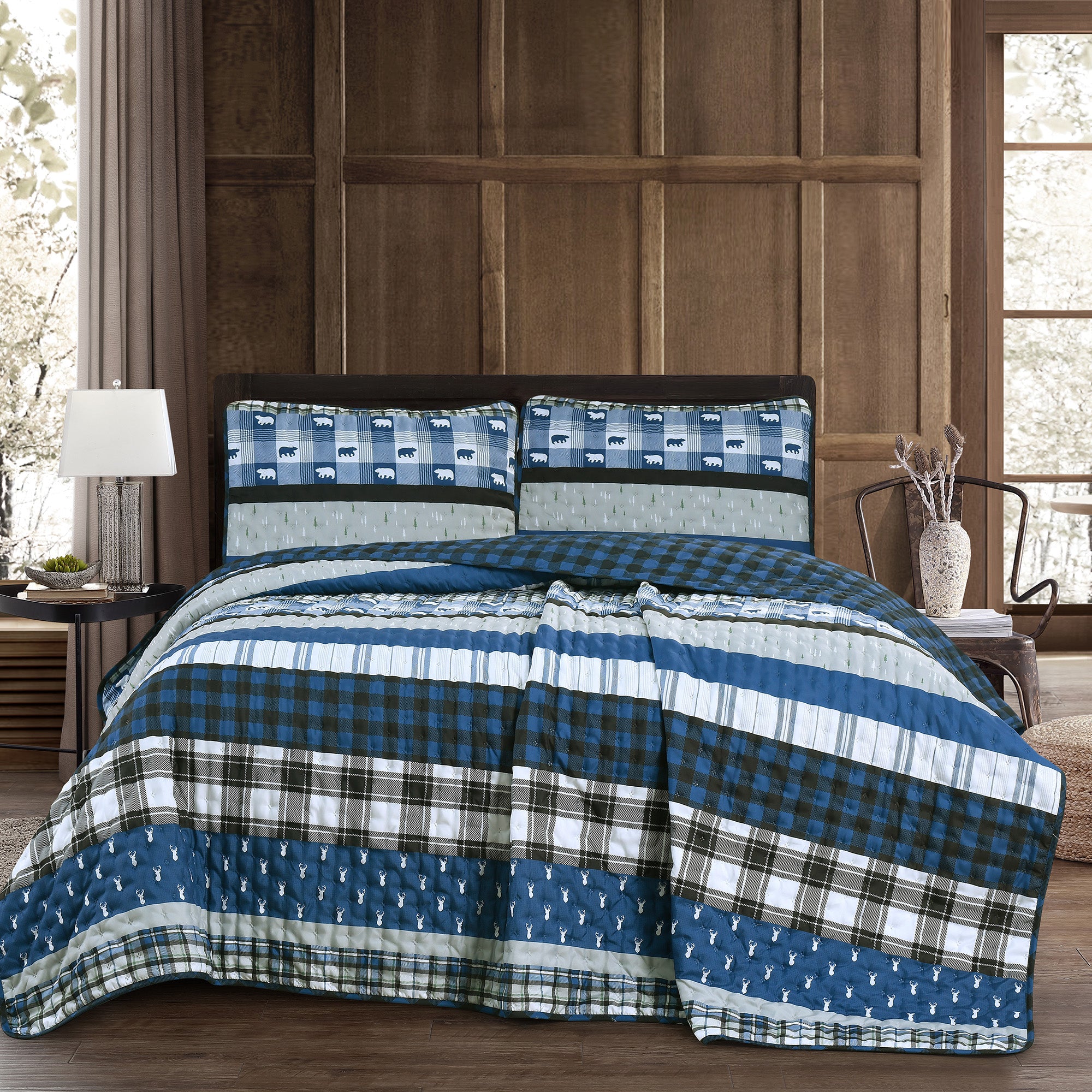 Coleman Quilt Set, Queen, 3 Piece – Giant Tiger