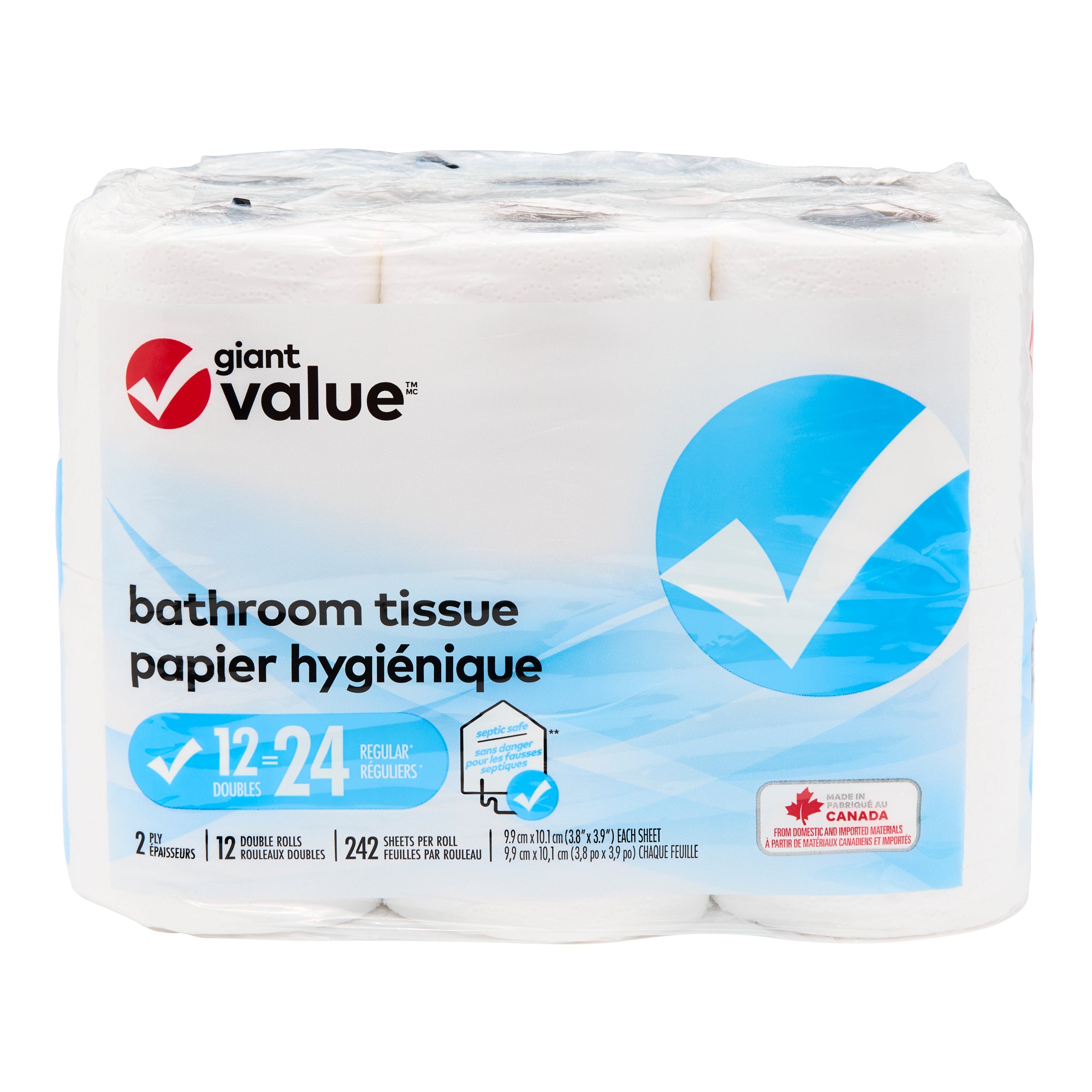 Giant Value Bathroom Tissue, 12-Pack – Giant Tiger