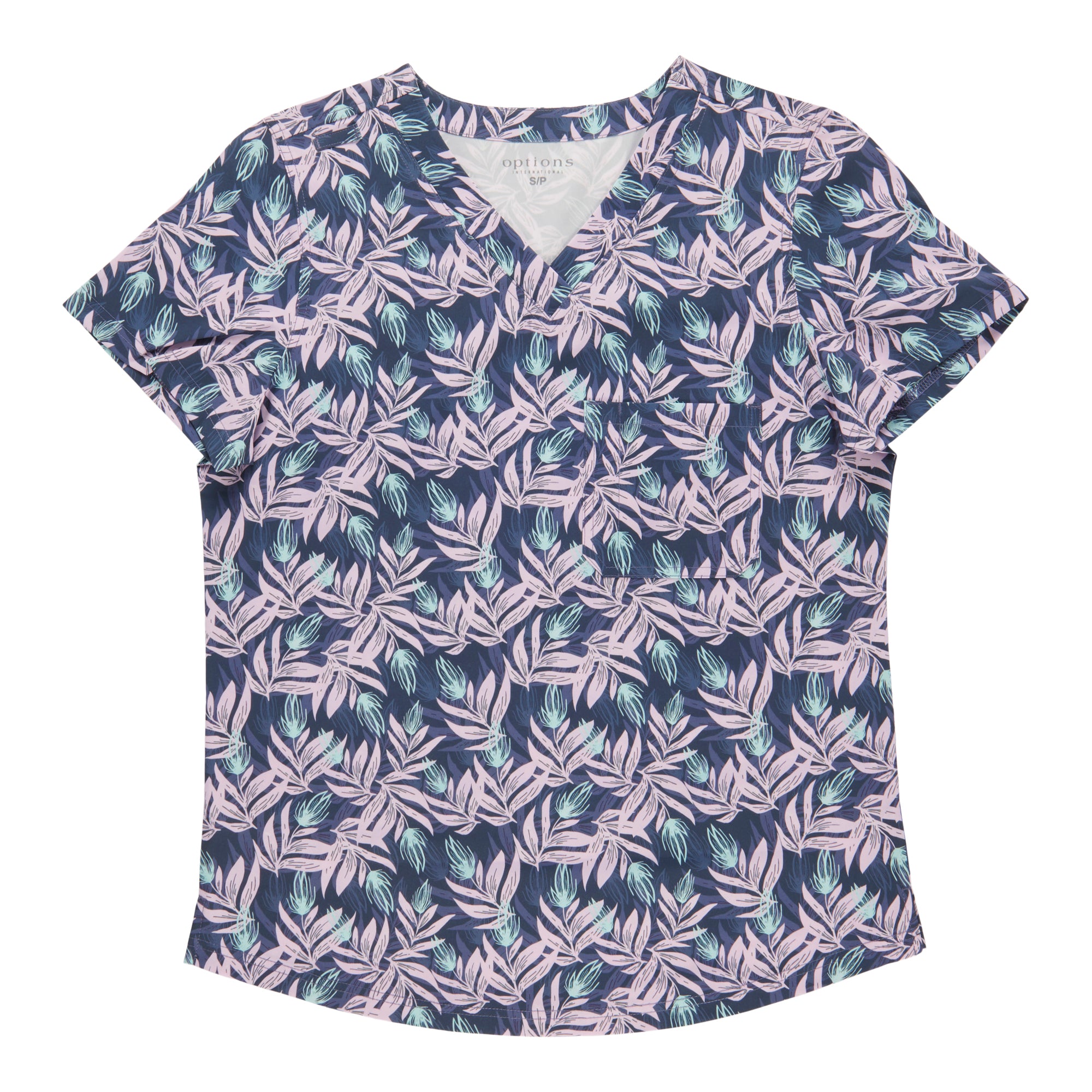 Options Women's Printed V-Neck Scrub Top – Giant Tiger