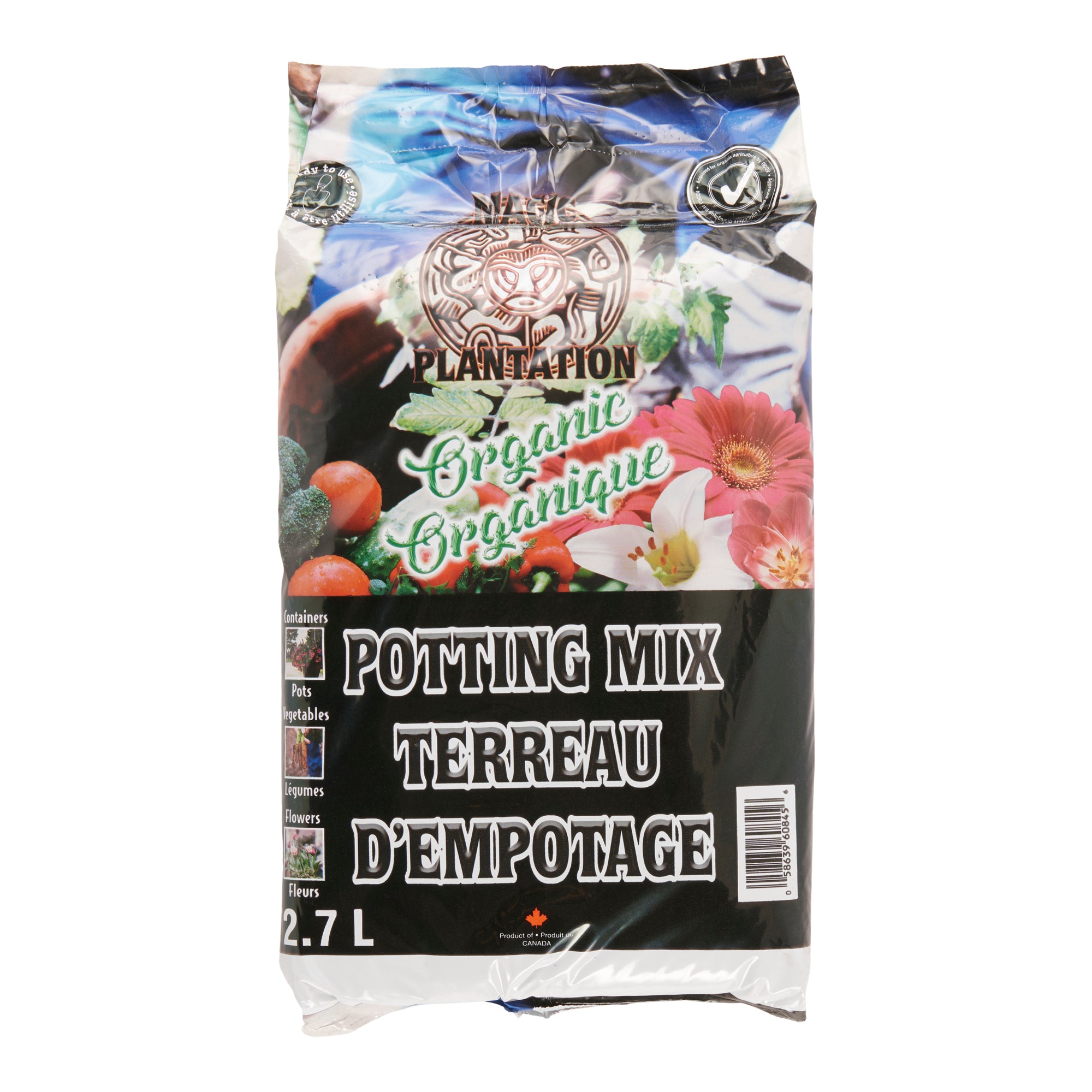 Magic Plantation Organic Potting Mix, 2.7-L. – Giant Tiger