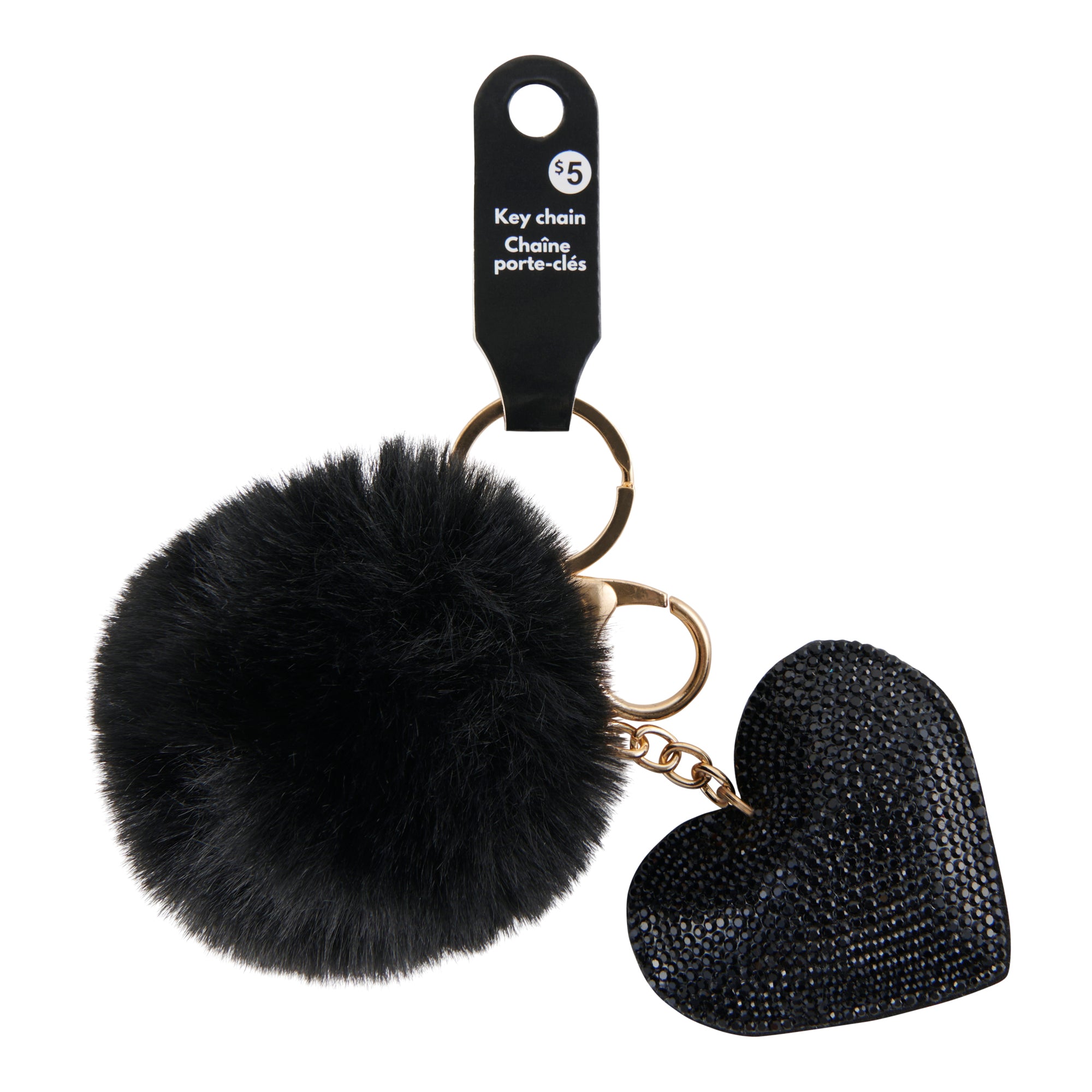 Women's Faux Fur Heart Keychain – Giant Tiger