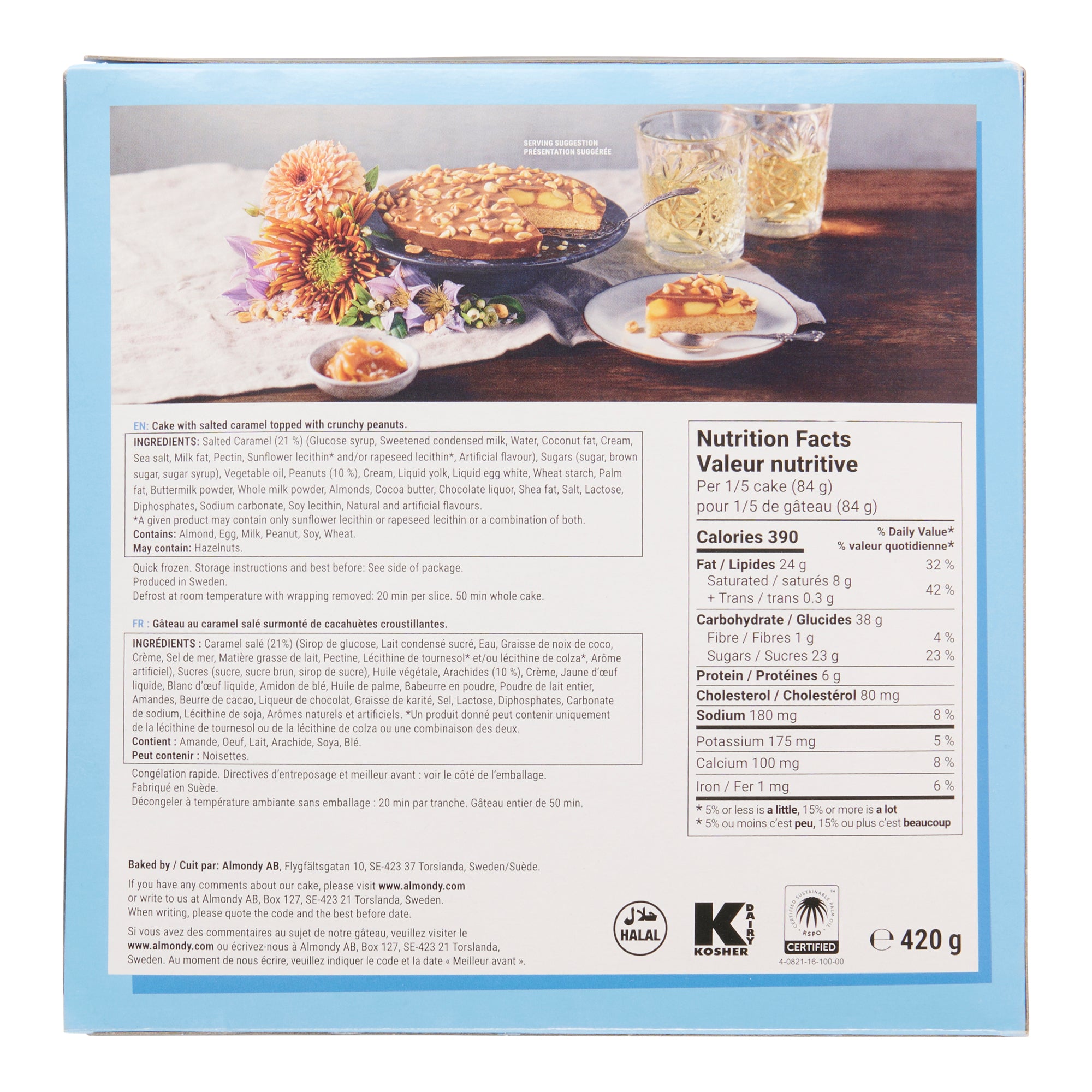 Almondy Salted Caramel Crush Cake, 420 g – Giant Tiger