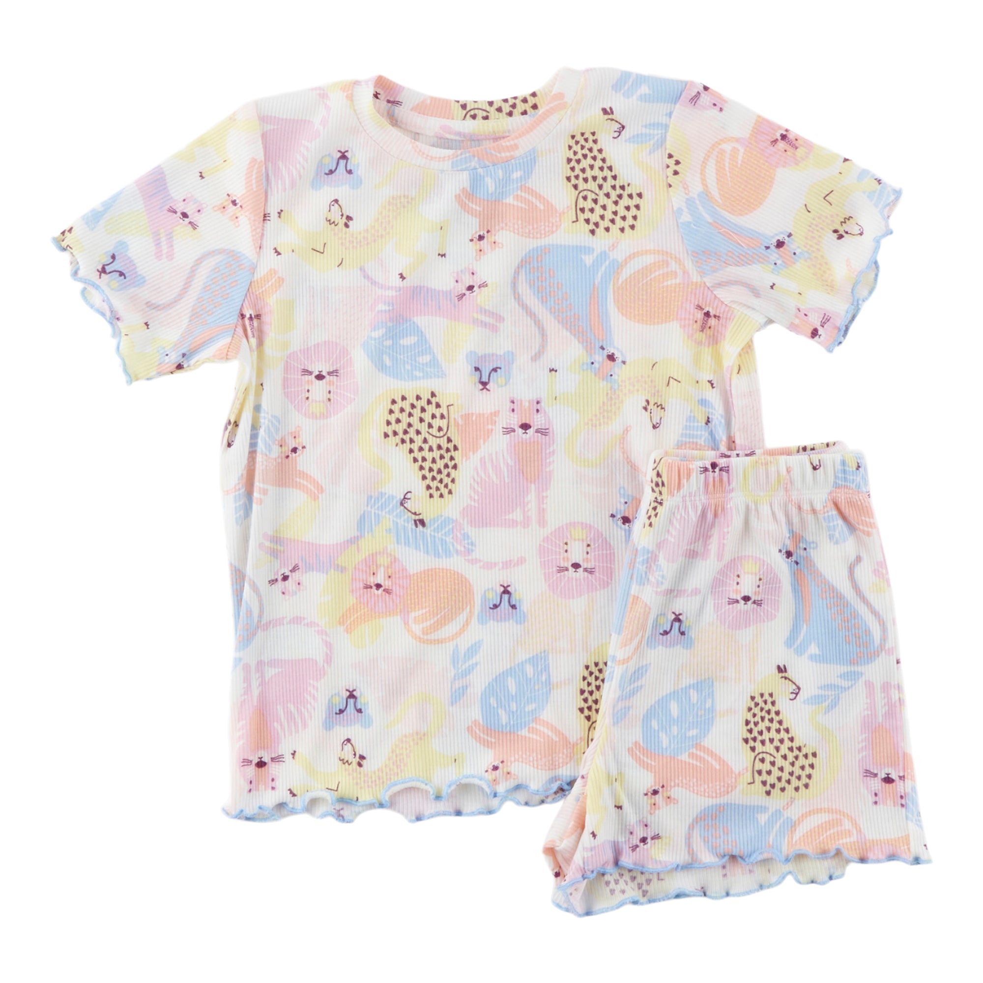 MONKEY BARS Toddler Girls' Rib Short Pyjama Set, 2-Piece – Giant Tiger