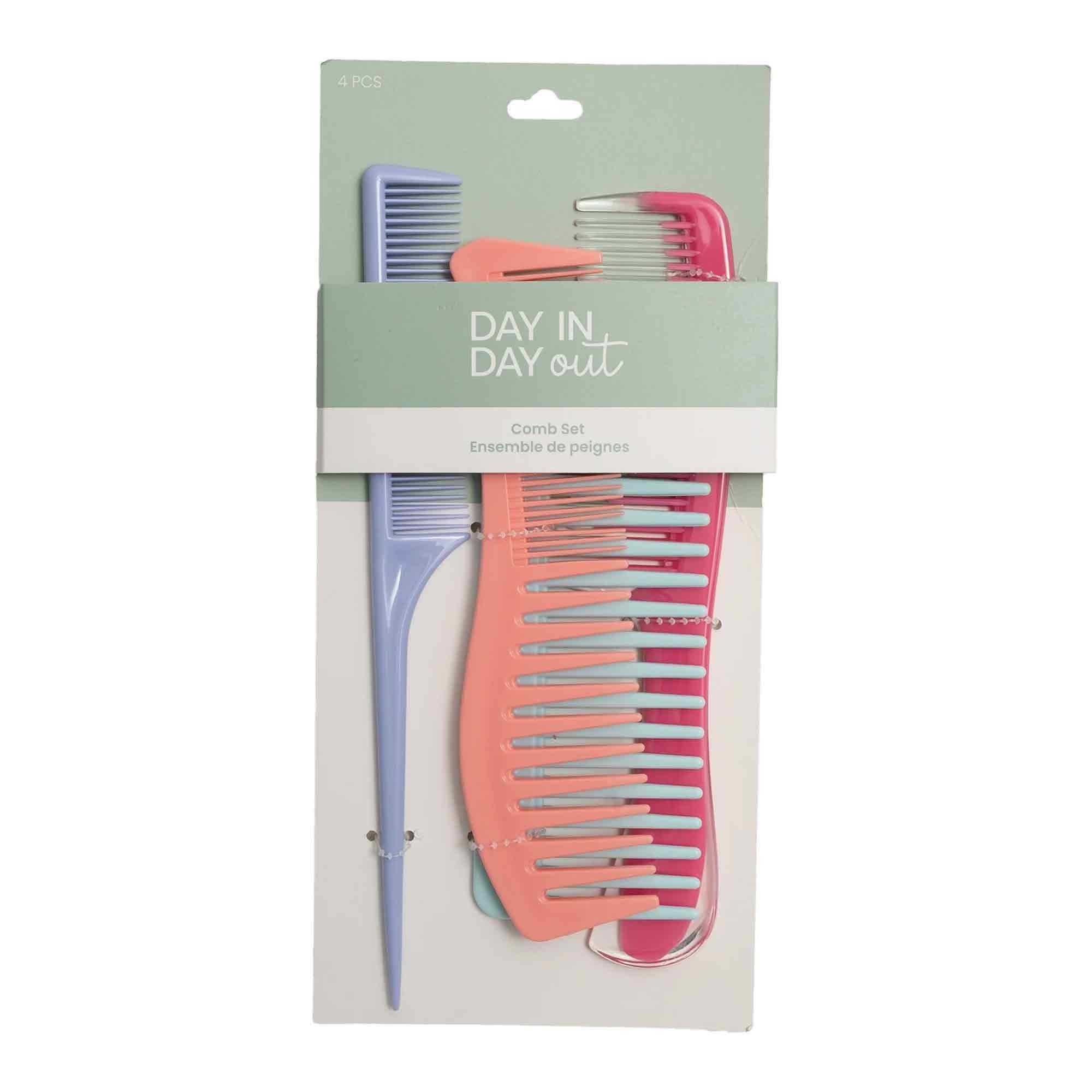 Day In Day Out Assorted Comb Set, 4-Pack – Giant Tiger