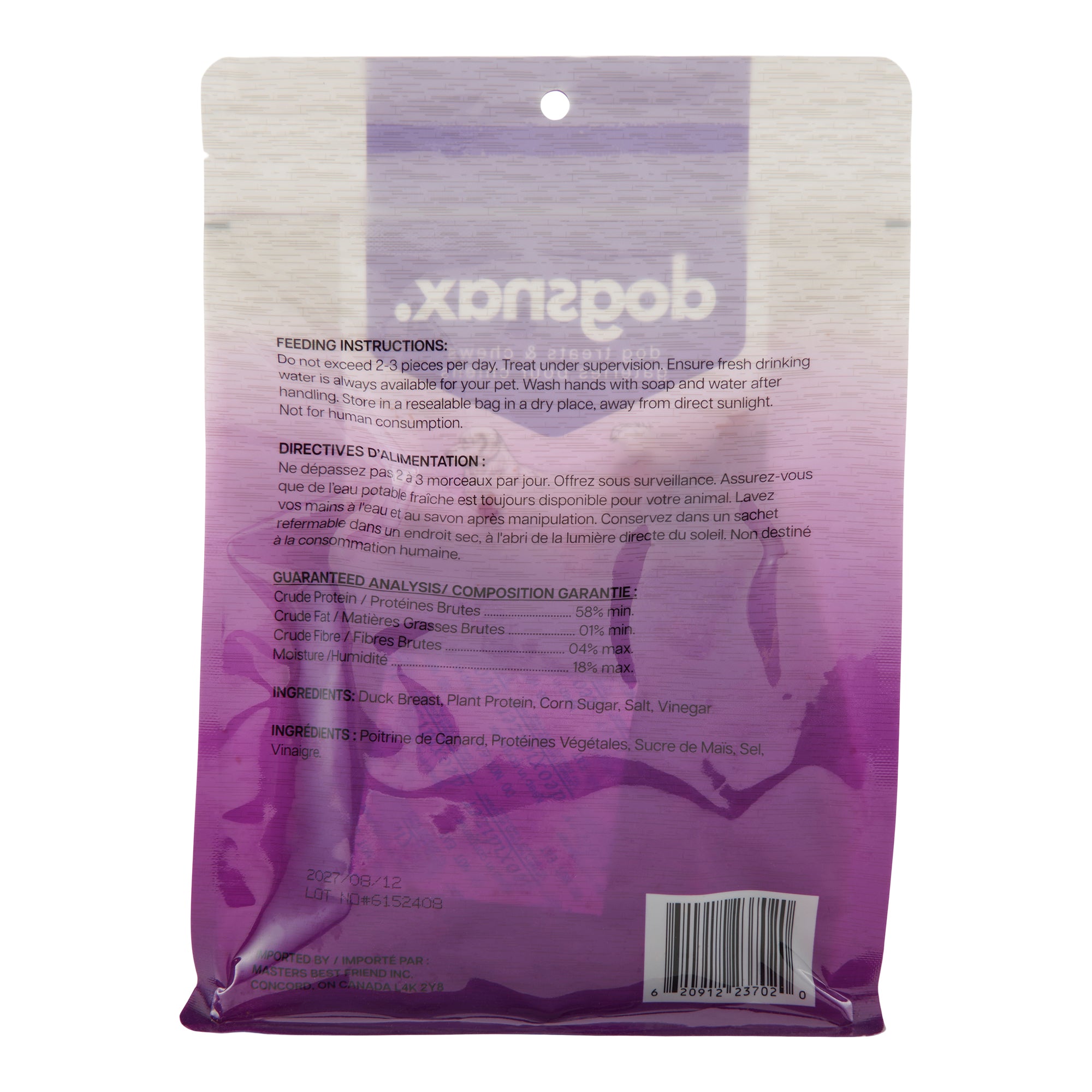 Dogsnax Dog Treats Duck Jerky, 454 g – Giant Tiger