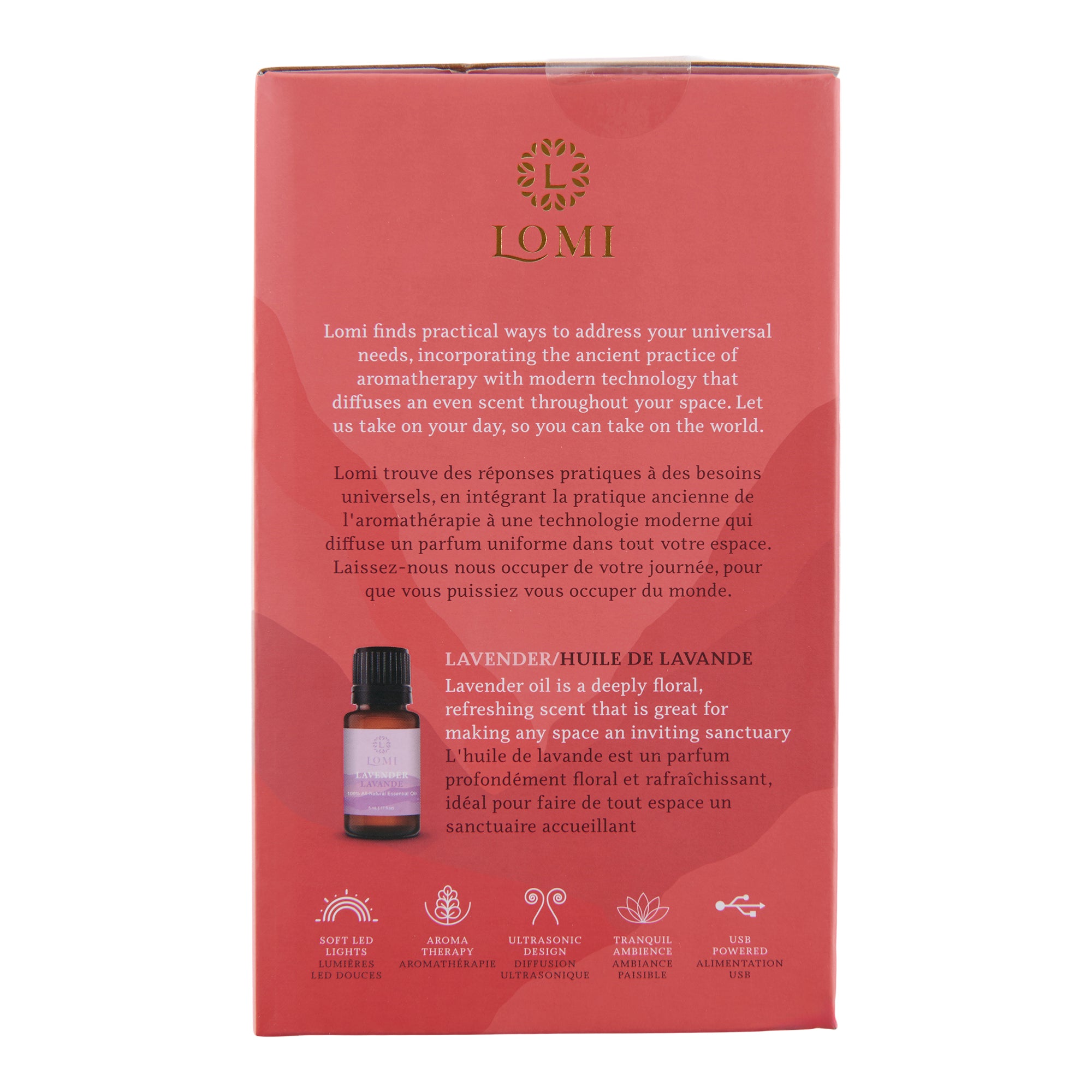 Lomi Aroma Ultrasonic Diffuser with Soft LED Lights – Giant Tiger