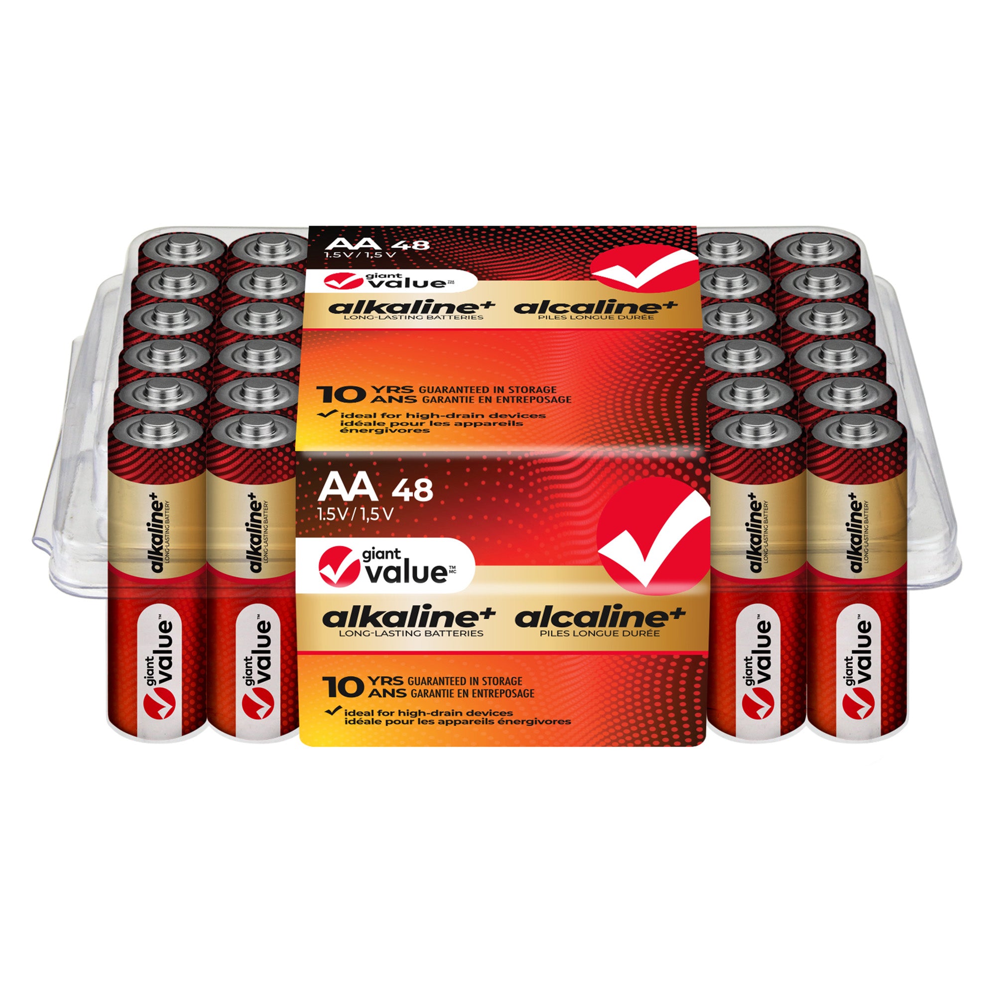 Giant Value Alkaline AA Batteries, 48 Pack – Giant Tiger
