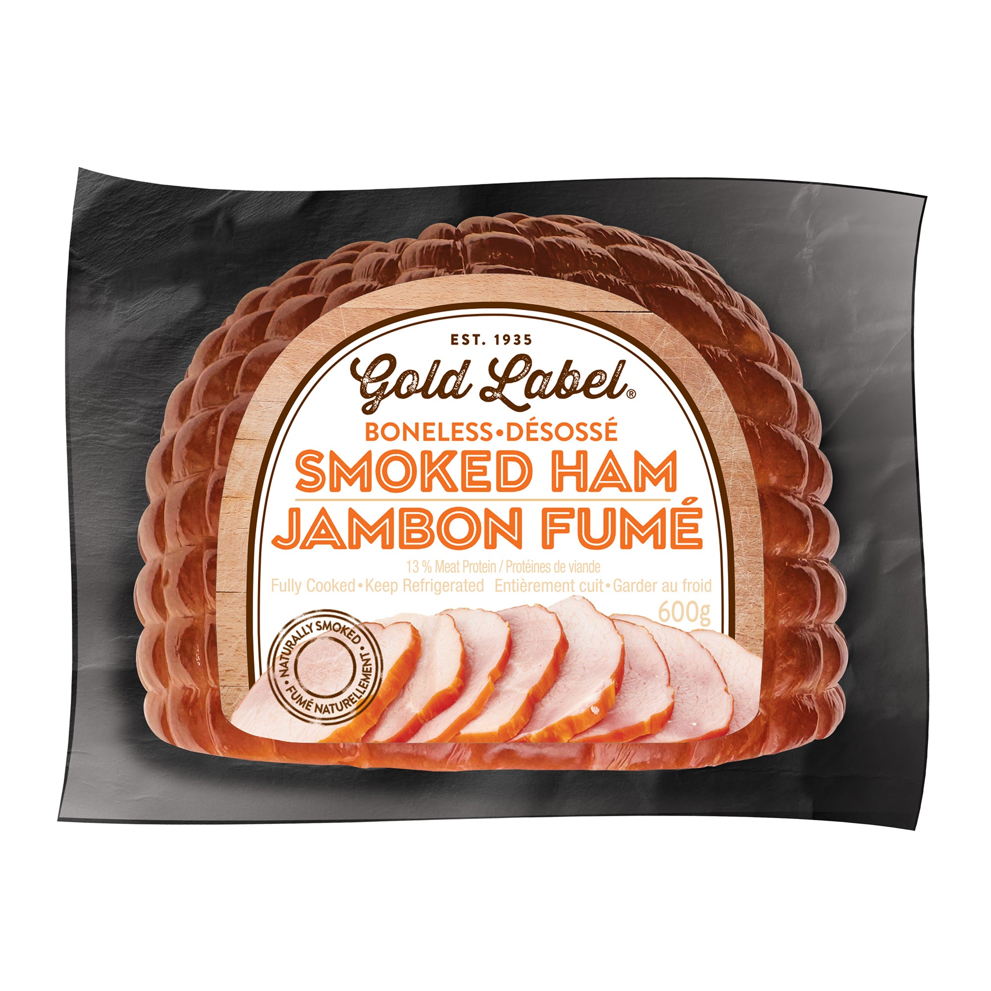 Gold Label Boneless Smoked Ham, 600 g – Giant Tiger