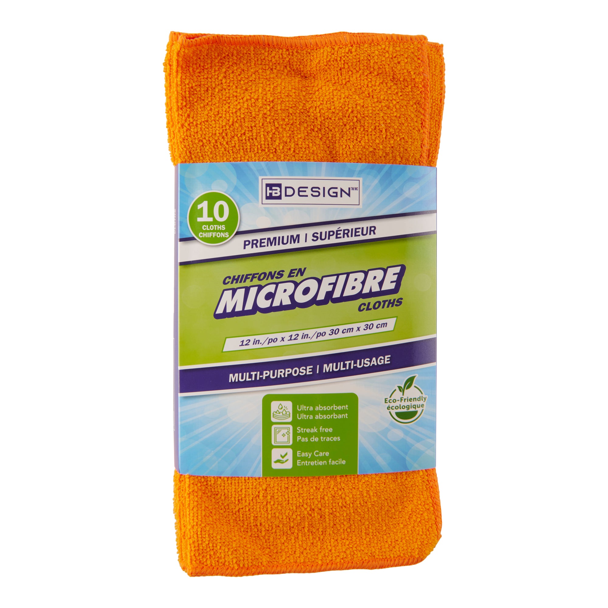 Microfiber Cleaning Cloths, 12-in x 12-in, 10 Pack – Giant Tiger