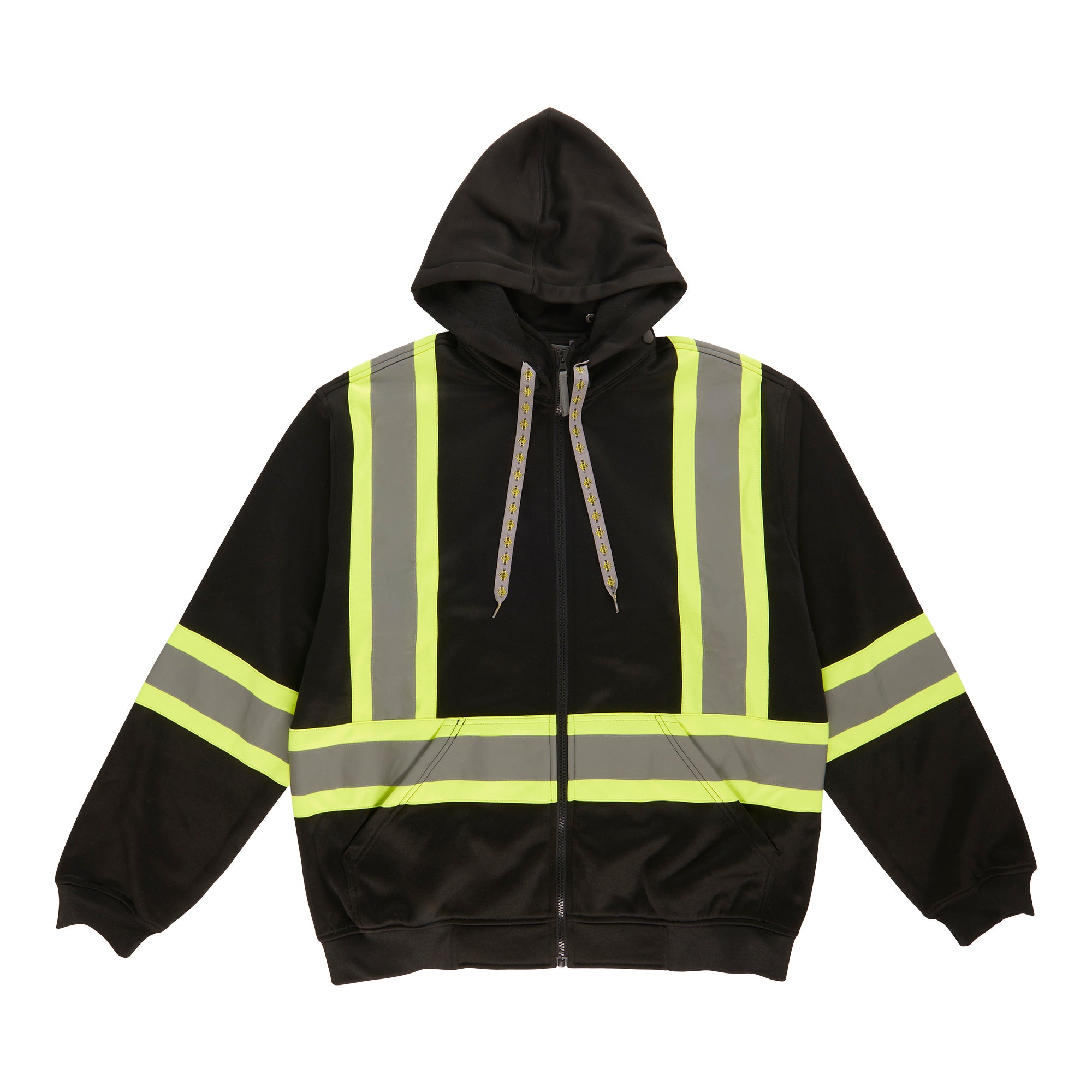 Tradesmax Pro Men's Black HIVIS Fleece Work Hoodie – Giant Tiger