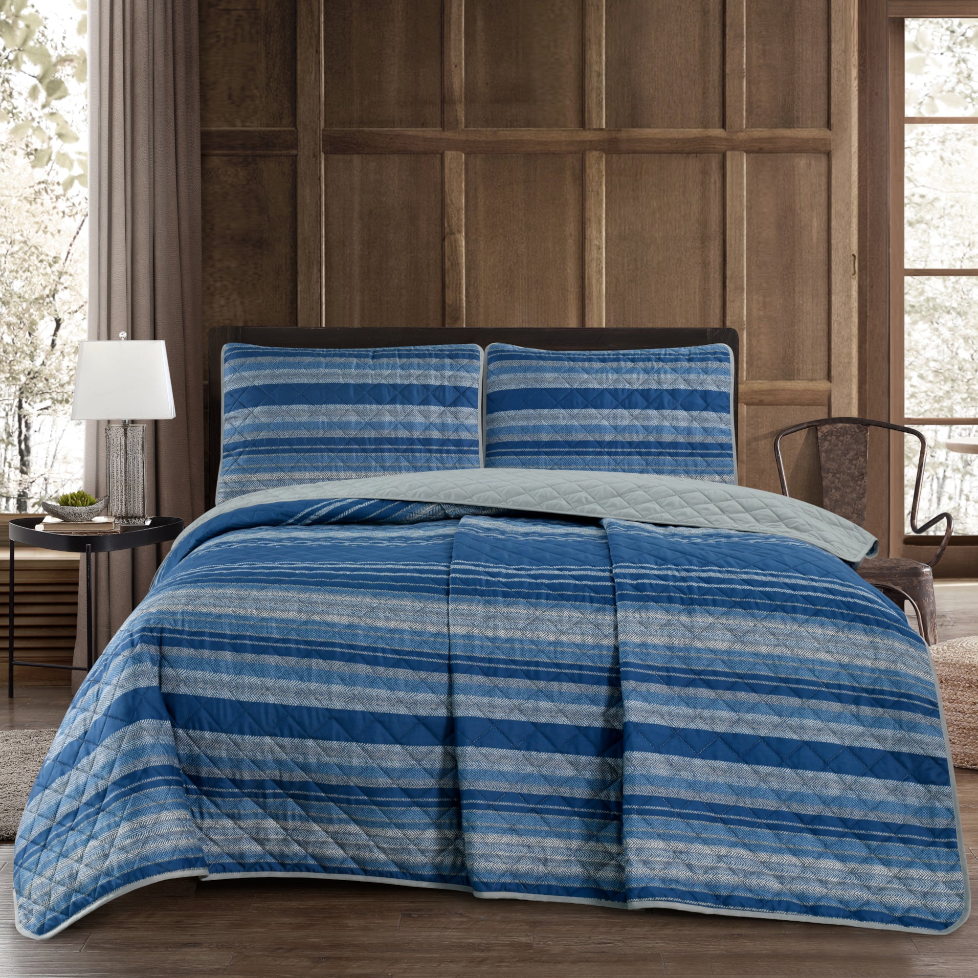 Coleman Reversible Quilt Set, King, 3 Piece – Giant Tiger