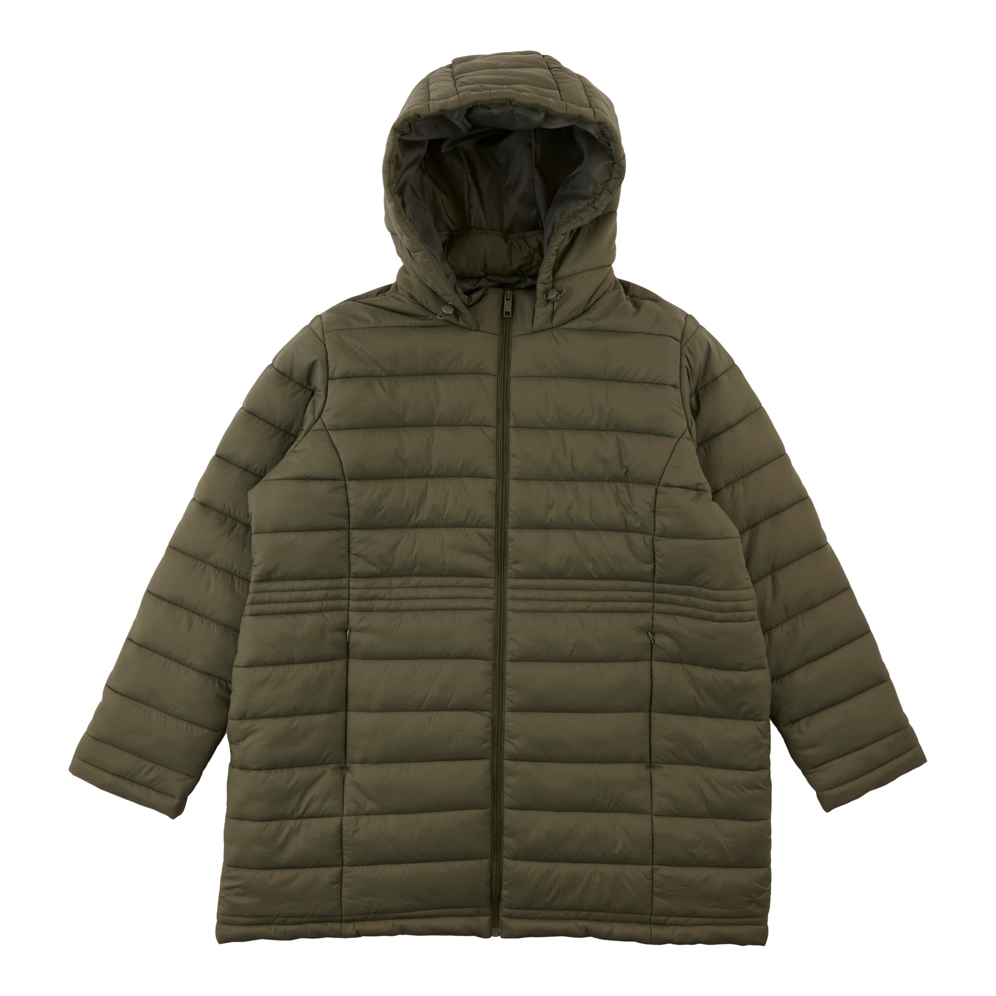 mySTYLE Women's Plus Mid-Length Puffer Jacket – Giant Tiger